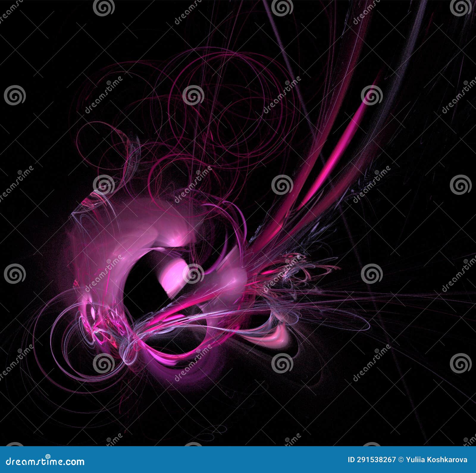 Abstract Purple-red Pattern on Black Background, Wallpaper Stock ...