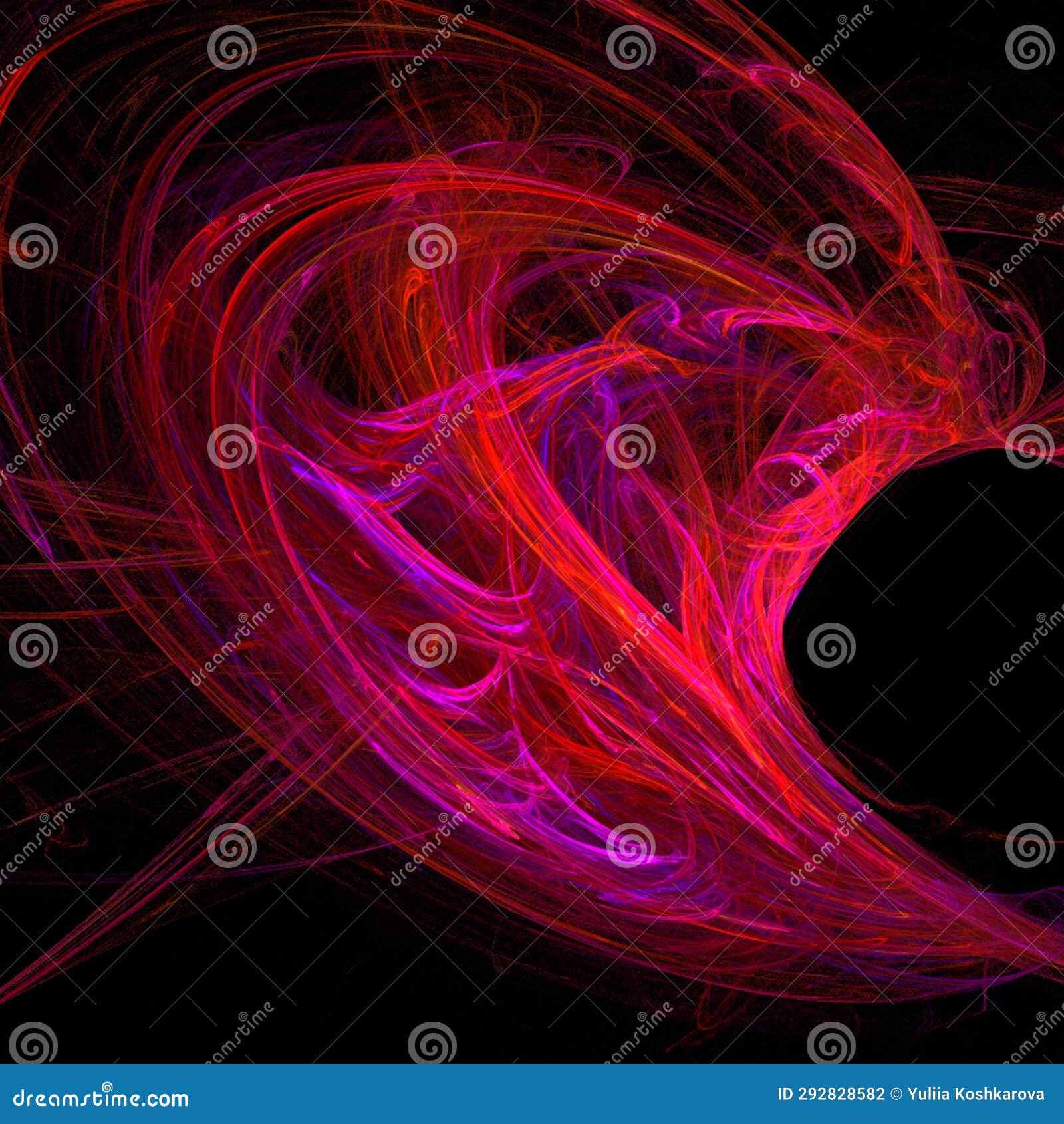 Abstract Purple-red Pattern on Black Background, Wallpaper Stock ...