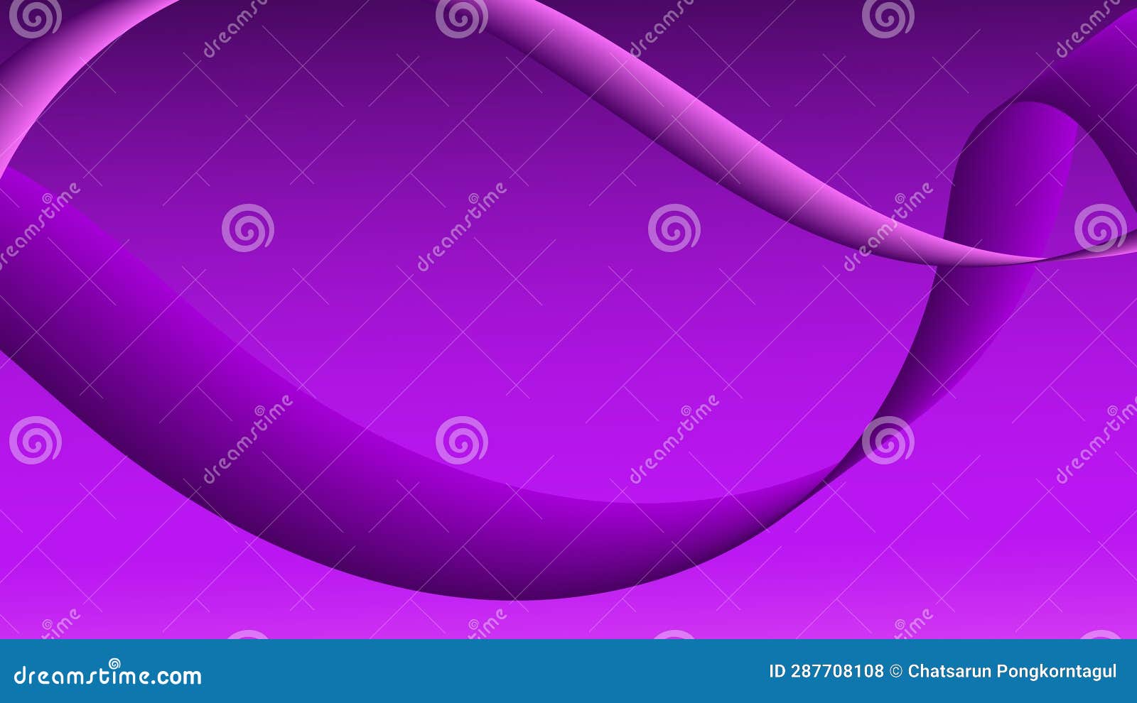 Abstract Purple Ribbon Lighting Effect on Dark Background Stock Vector ...