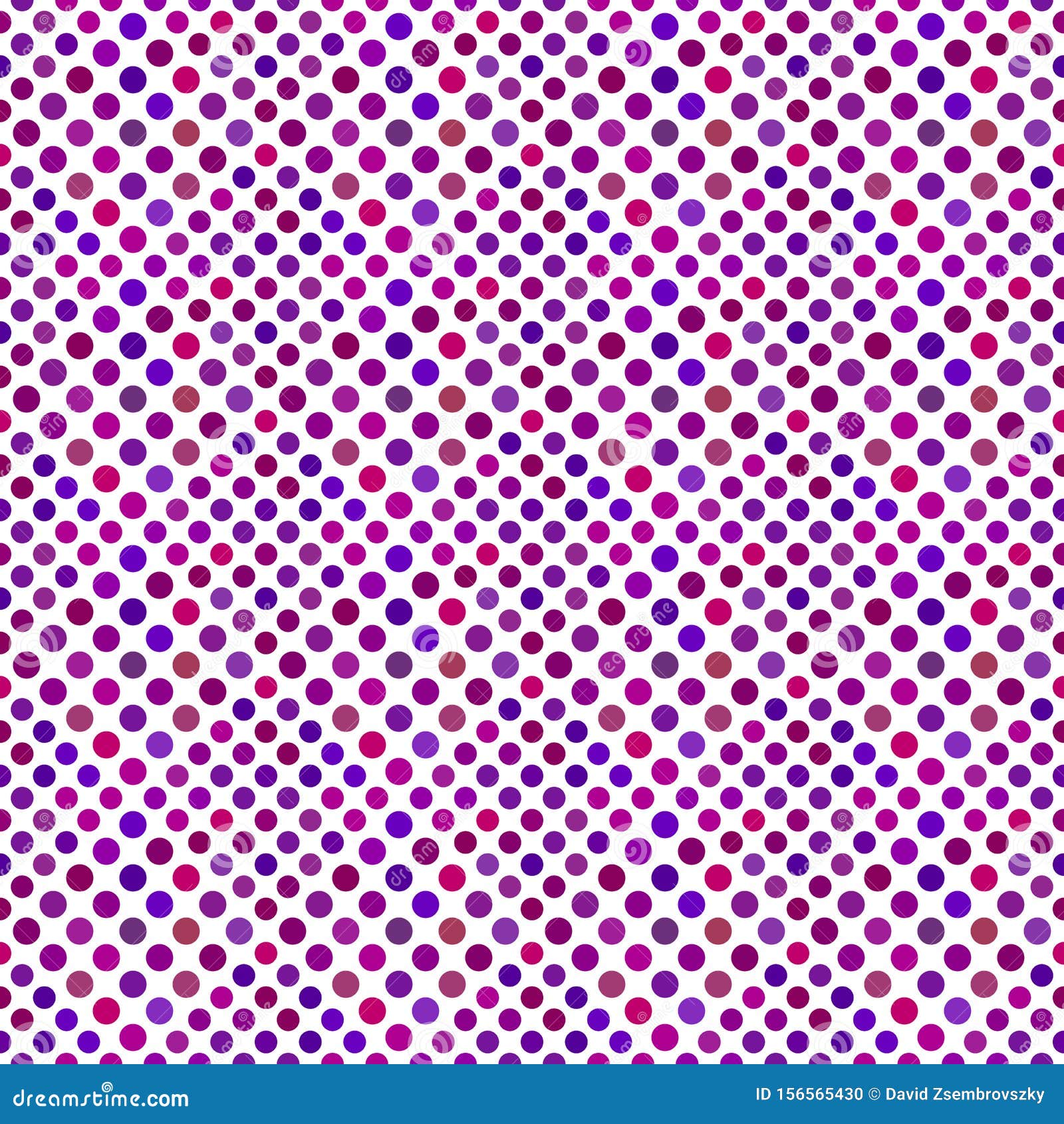 Abstract Purple Seamless Dot Pattern Background Design Stock Vector ...