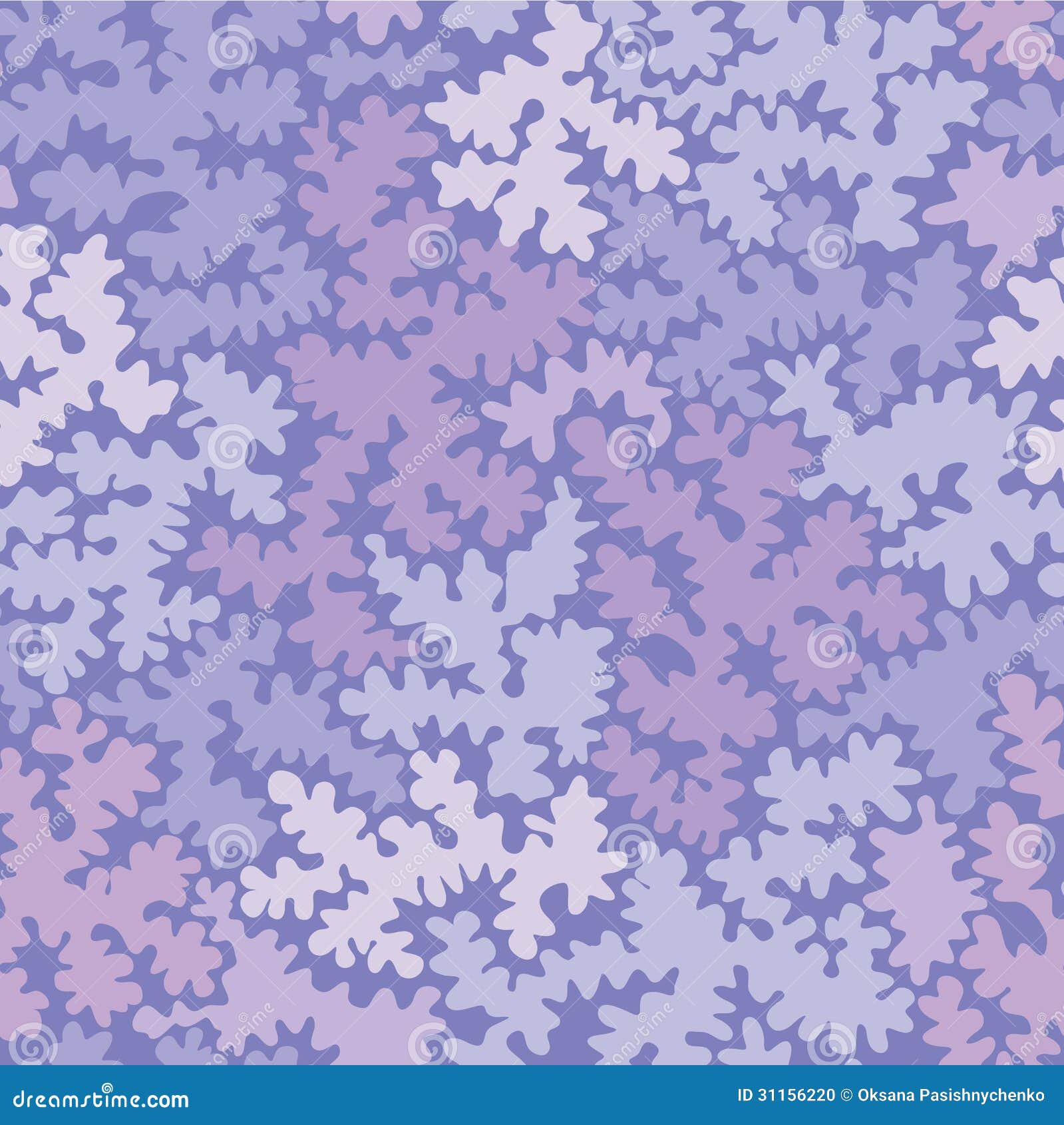 Abstract Purple Shapes Seamless Pattern Background Stock Vector ...