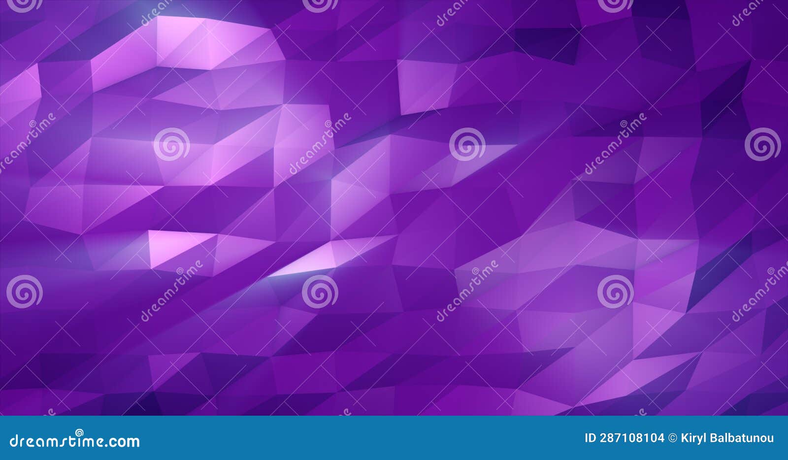 Abstract Purple Low Poly Triangular Mesh Background Stock Illustration ...