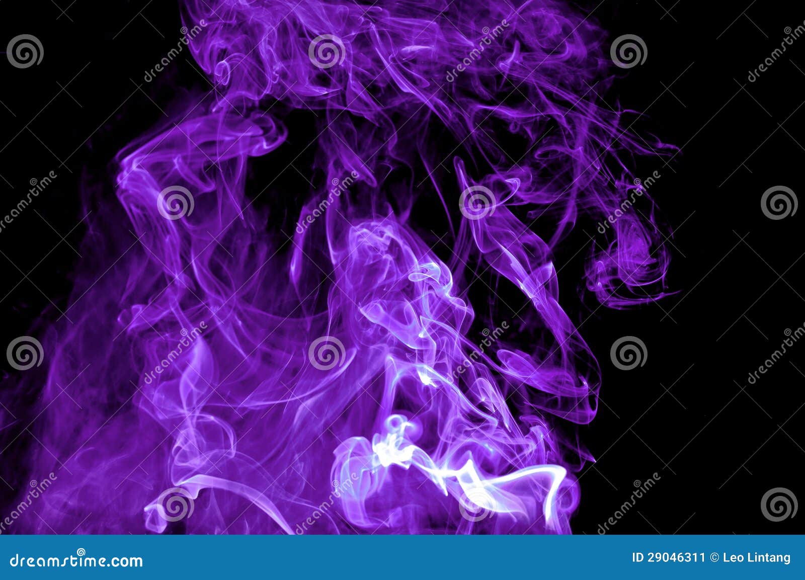 Purple Smoke On The Floor. Isolated Texture Overlays Background Royalty ...