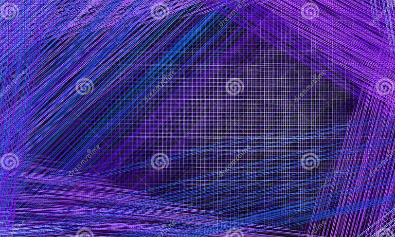 Abstract Purple String Line Background Stock Illustration ...