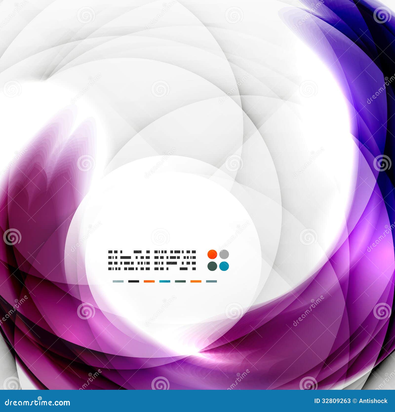 Purple Swirl Spring Background Bubbles Light Flair Royalty-Free Stock ...