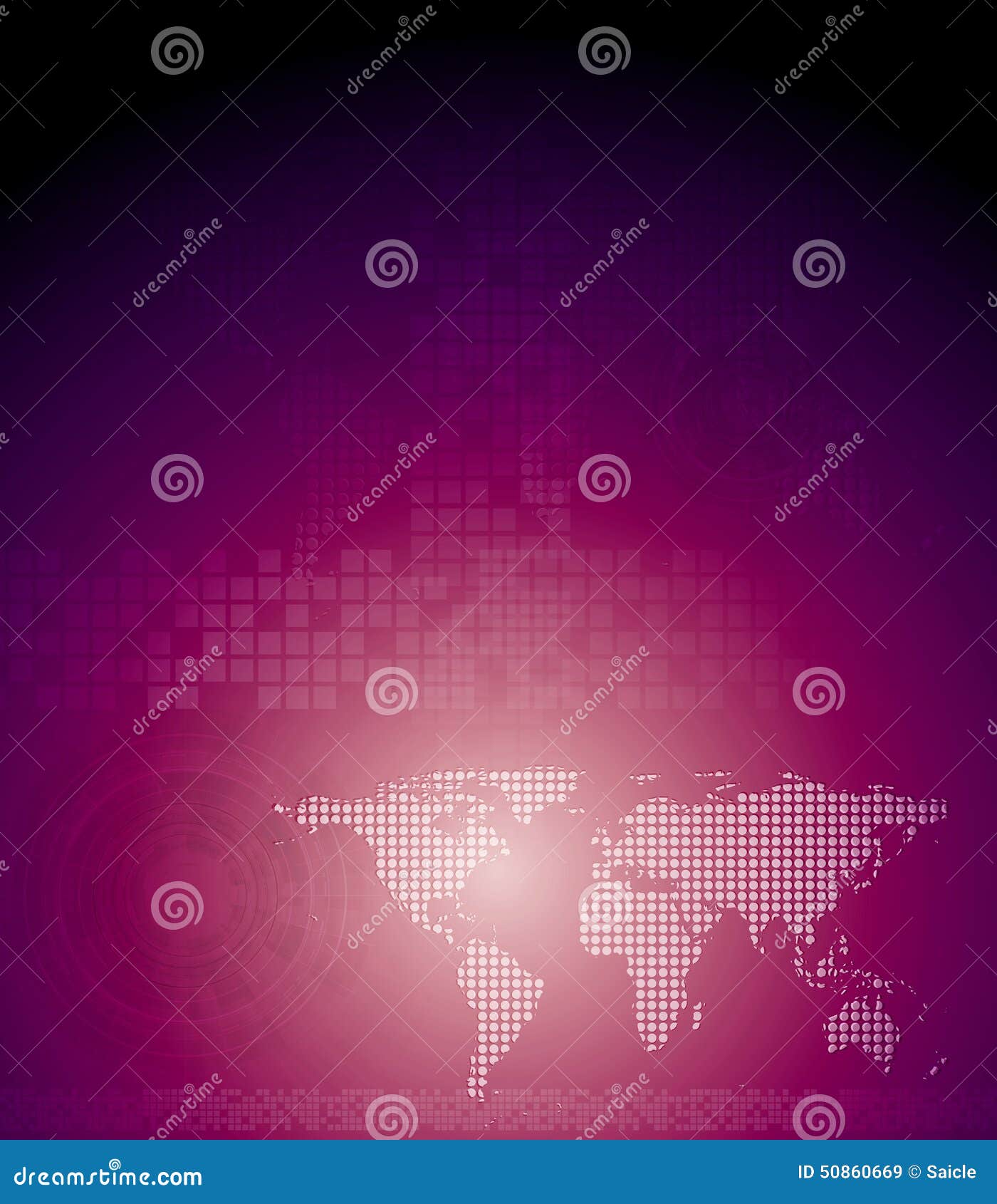 Abstract Purple Tech Vector Background Stock Vector - Illustration of ...