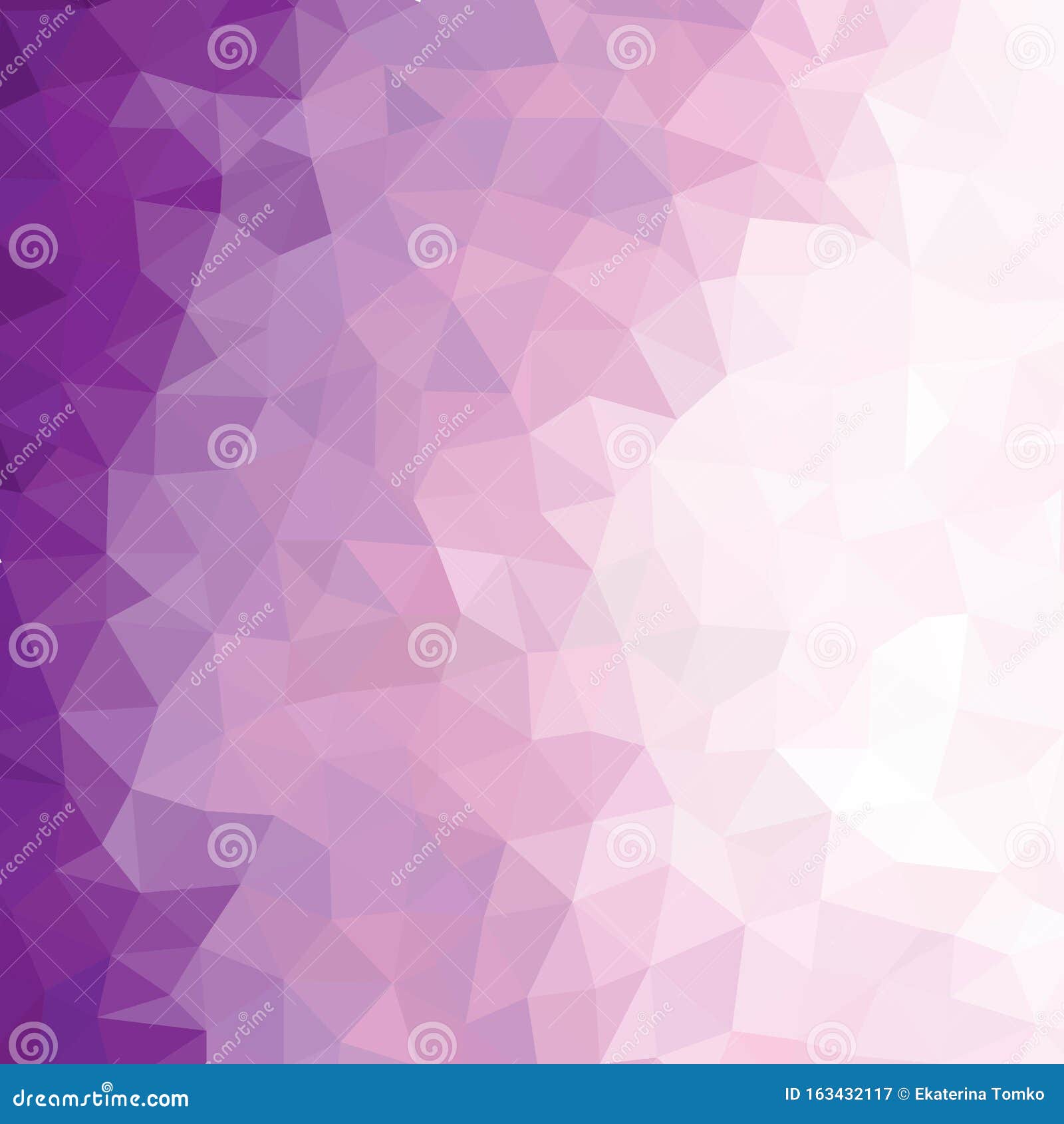 Abstract Purple Triangular Background. Polygonal Style Stock ...
