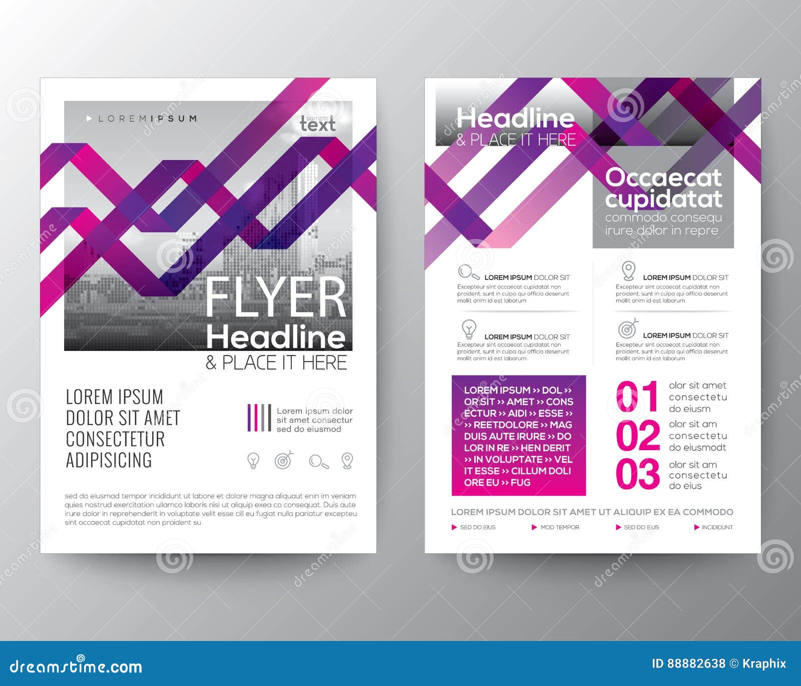 Abstract Purple Violet Geometric Line Background for Poster Brochure ...