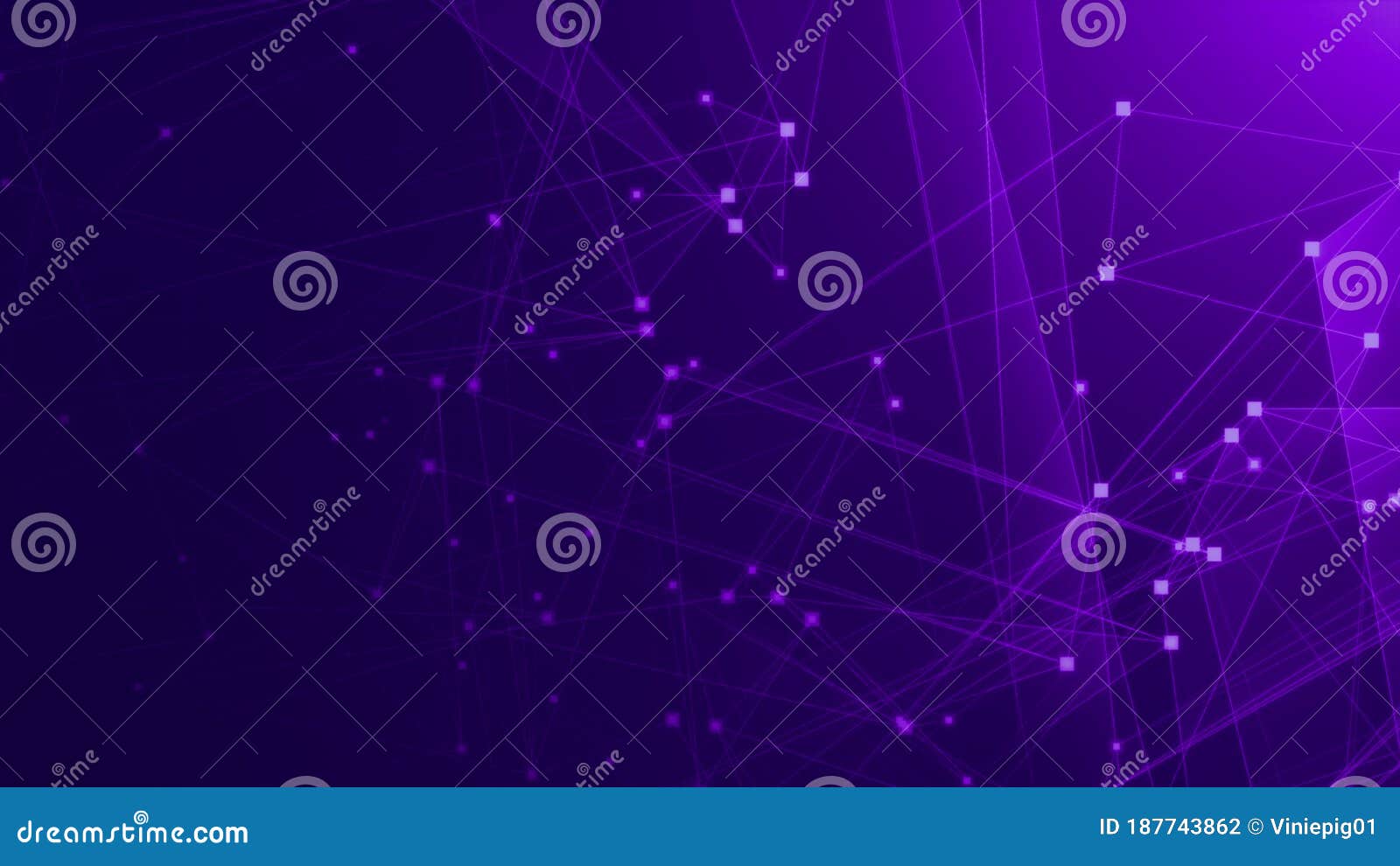 Abstract Purple Violet Polygon Tech Network with Connect Technology ...