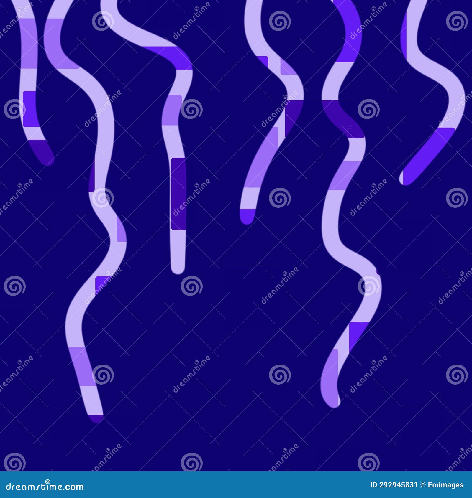 Abstract Purple Wavy Lines on Purple Background Stock Illustration ...