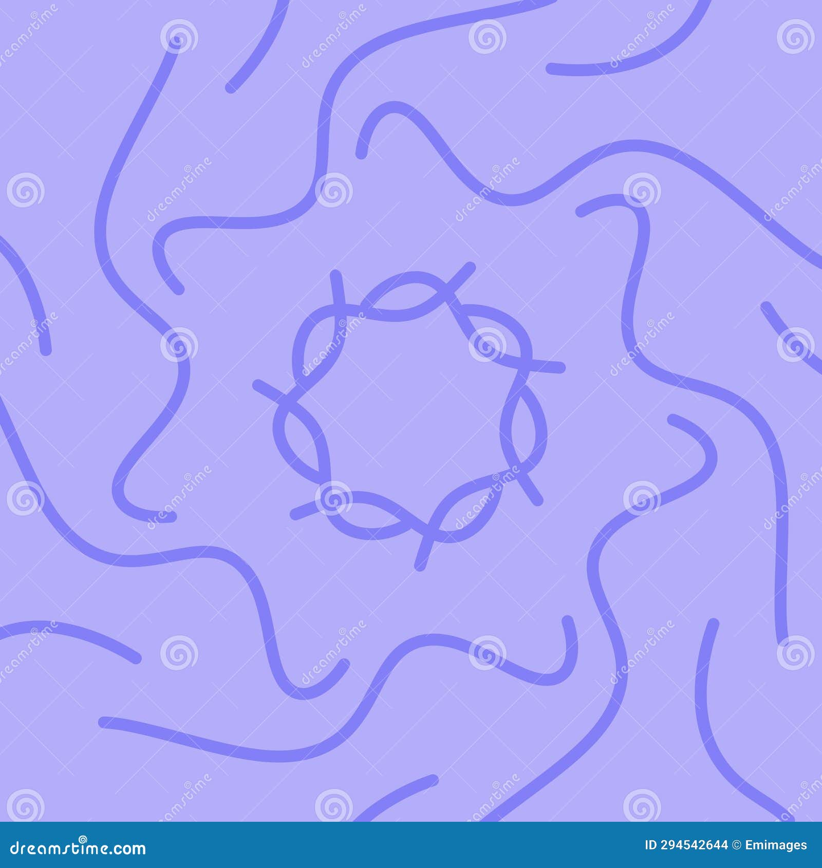 Abstract Purple Wavy Lines Design Stock Illustration - Illustration of ...