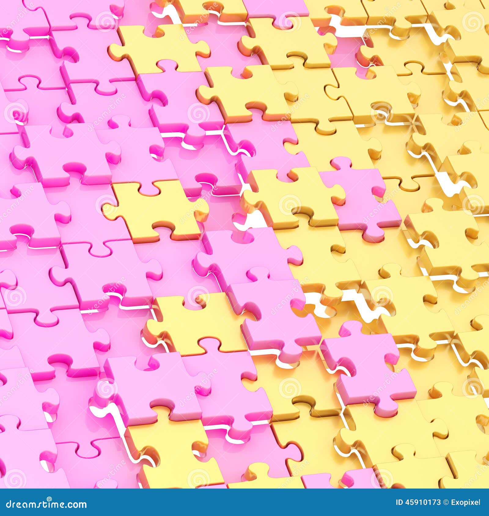 Abstract Puzzle Background Composition Stock Illustration ...