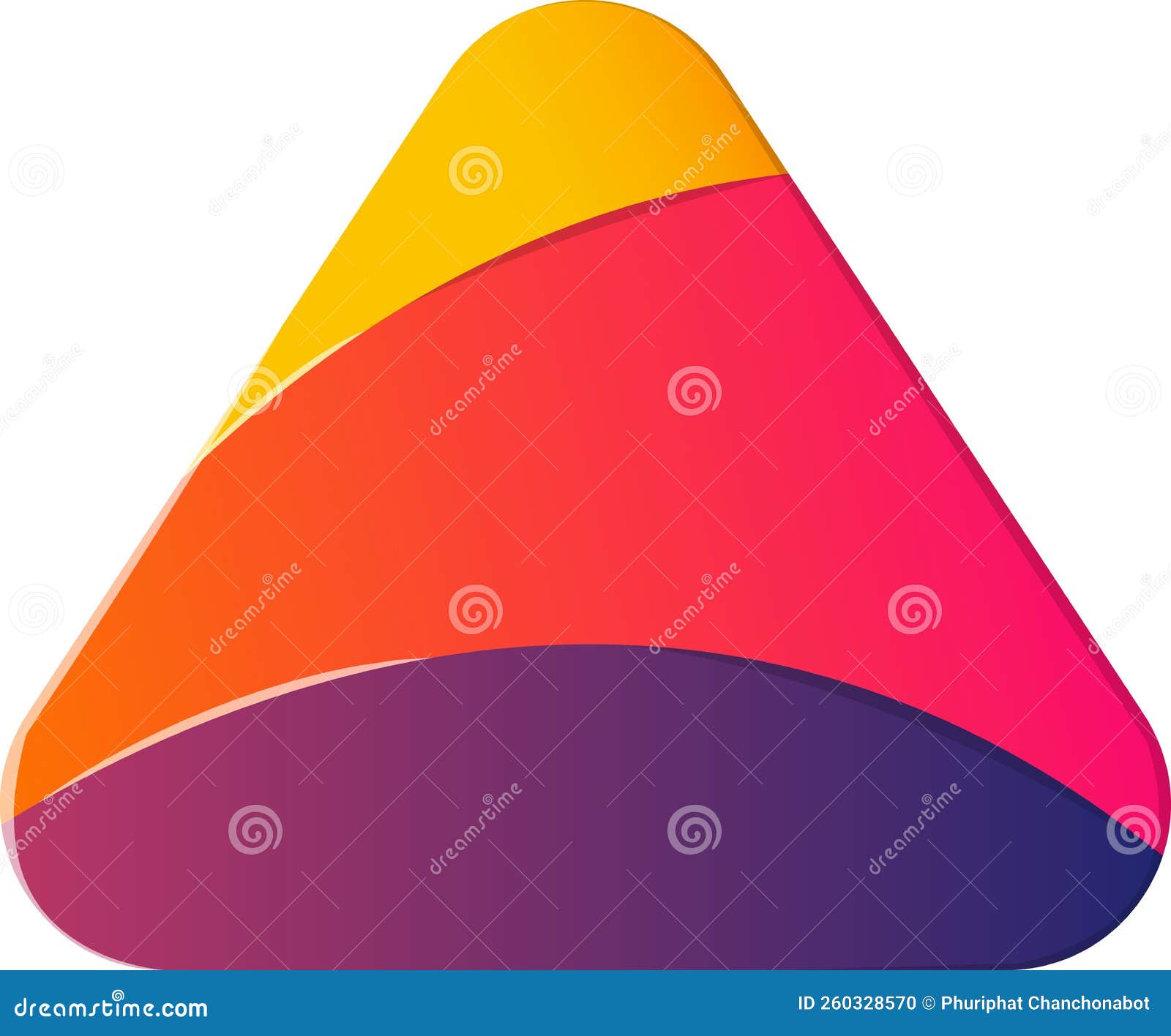 Abstract Pyramid Triangle Logo Illustration in Trendy and Minimal Style ...