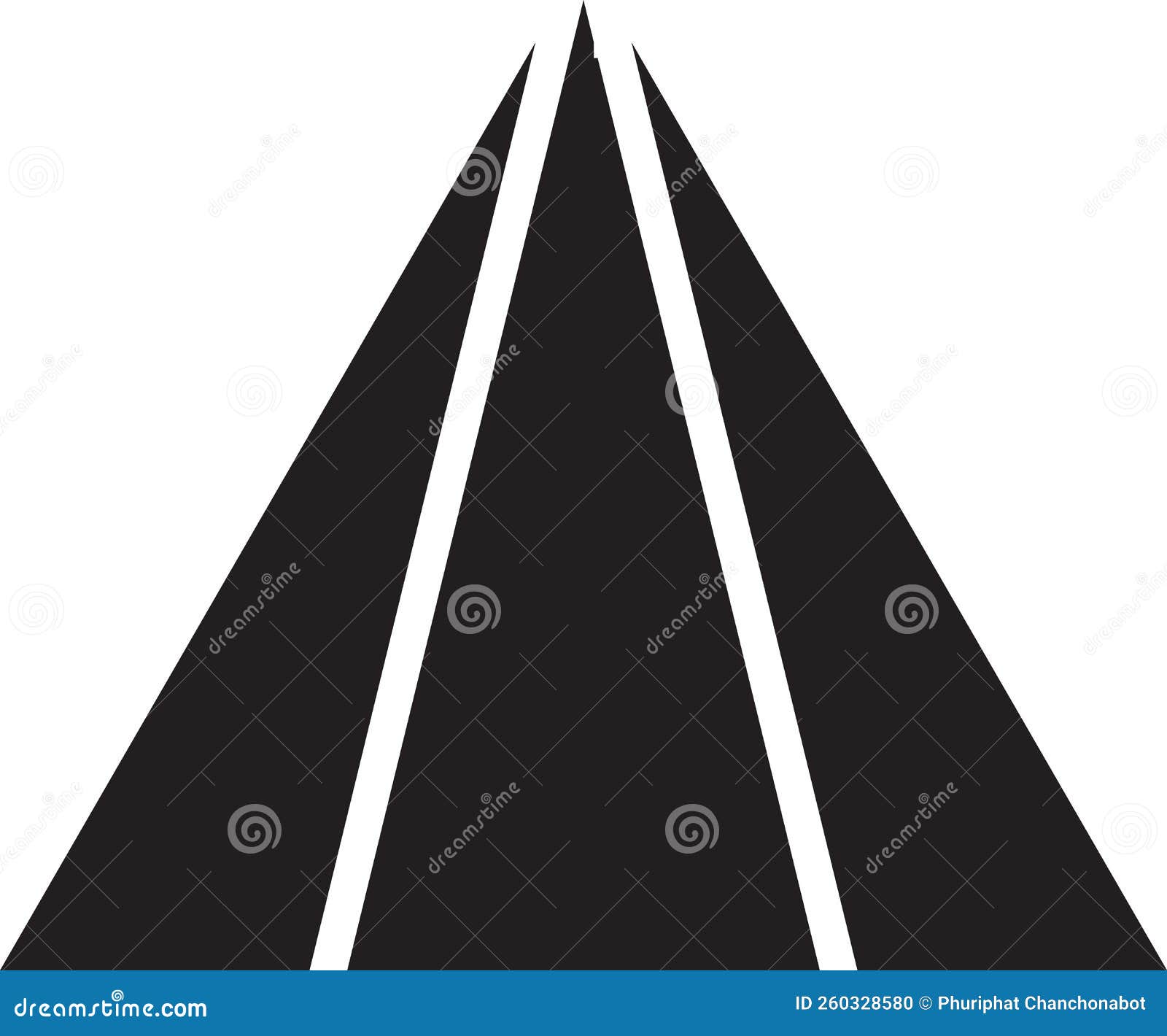 Abstract Pyramid Triangle Logo Illustration in Trendy and Minimal Style ...