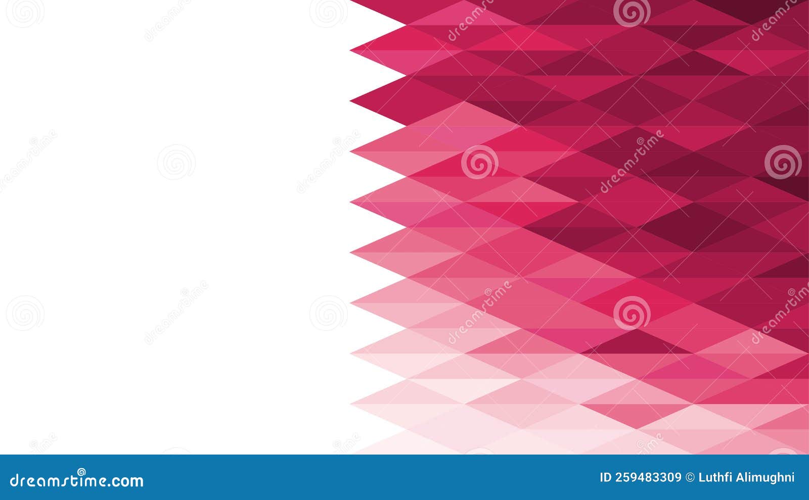 Abstract Qatar Flag Background Template with Diamond Pattern Style ...