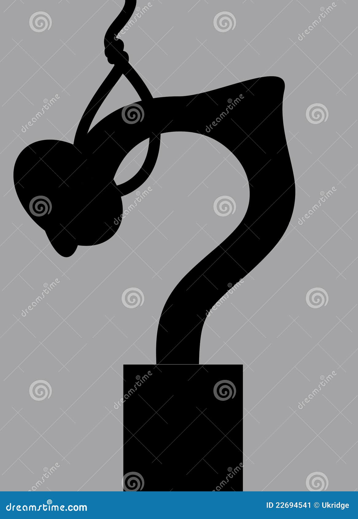 Hanging stock illustration. Illustration of symbolic - 22694541