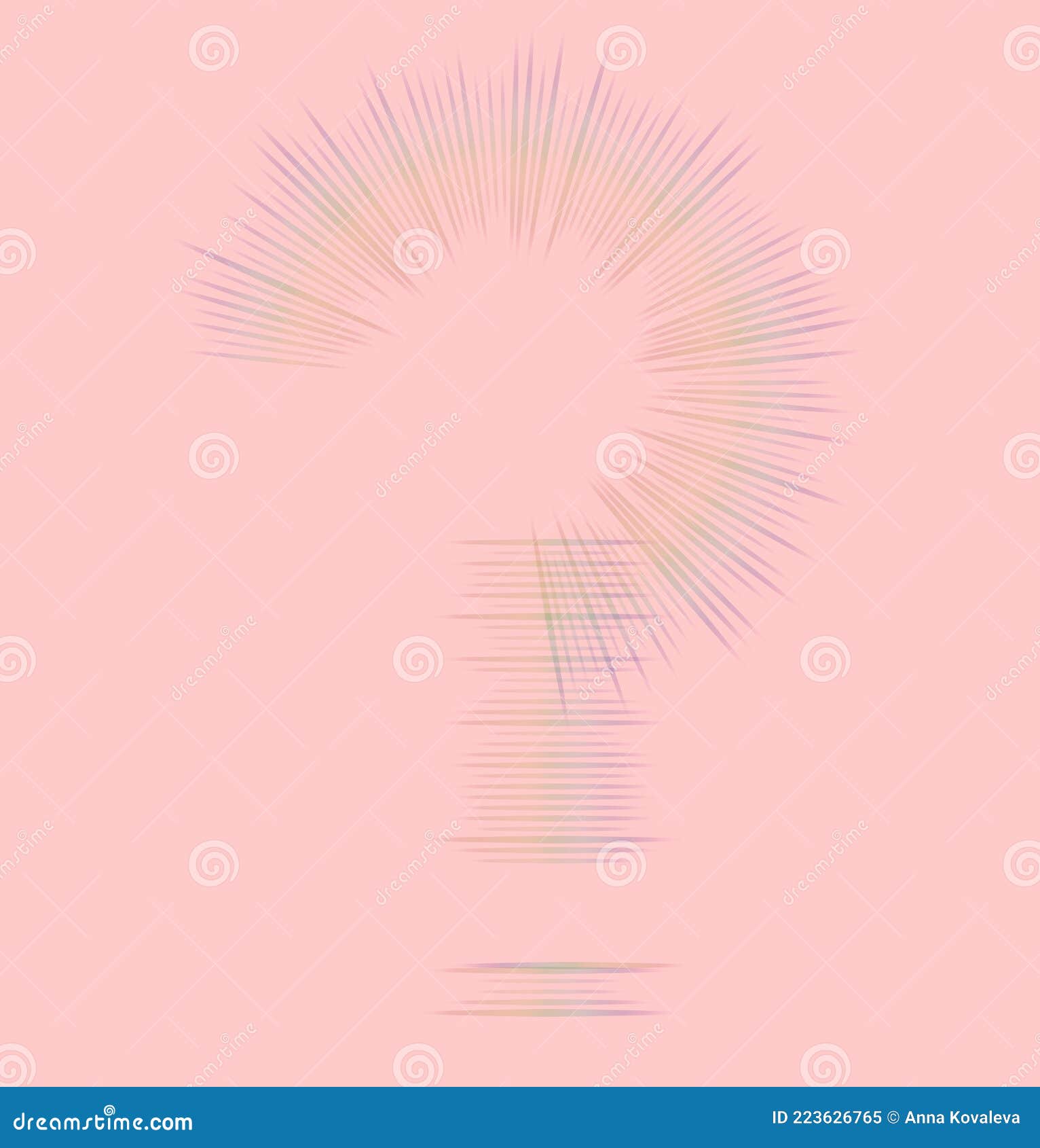 An Abstract Question Mark Symbol. an Image of a Question Mark ...