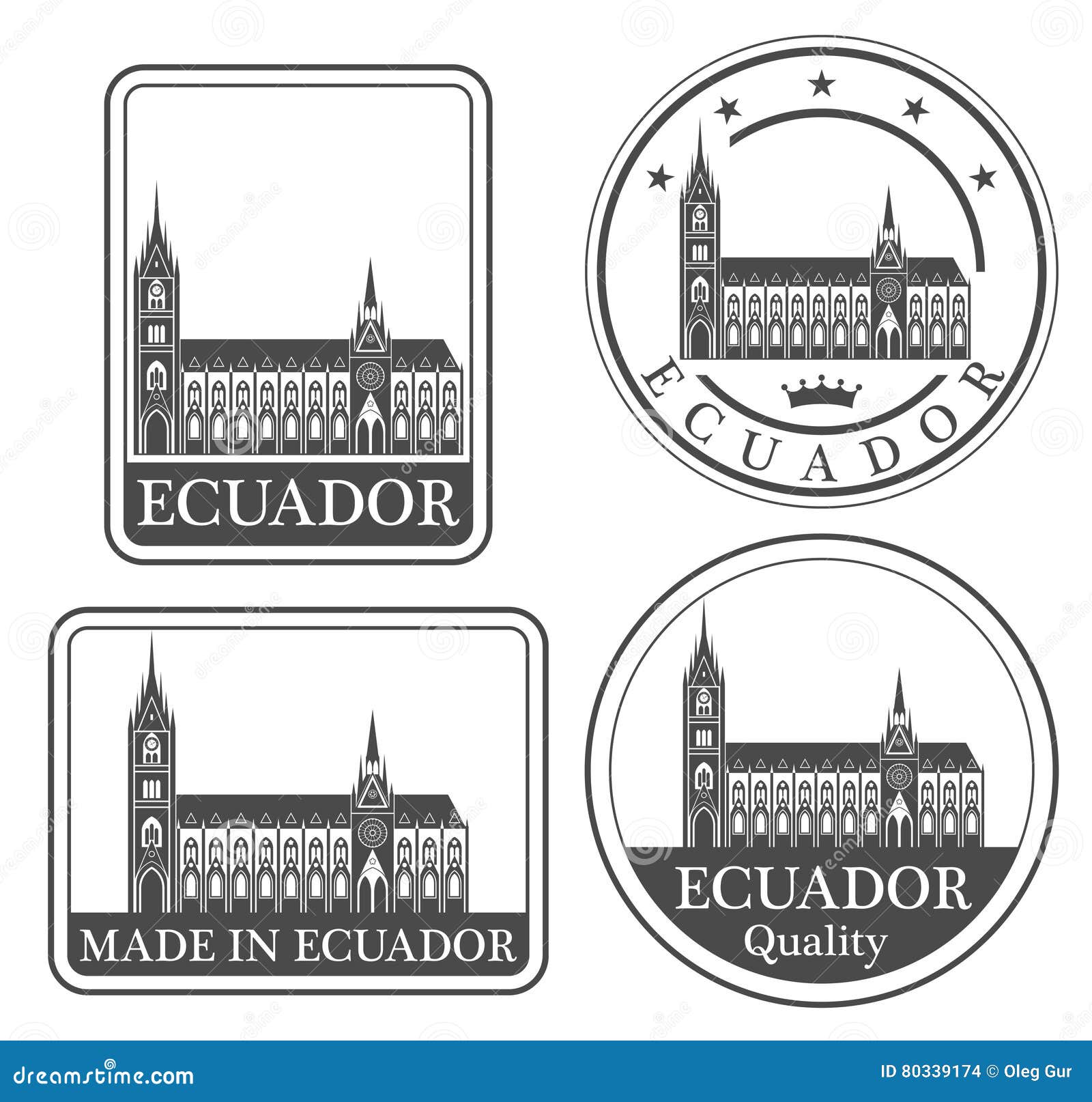 Quito Vector Map. Detailed Map Of Quito City Administrative Area ...