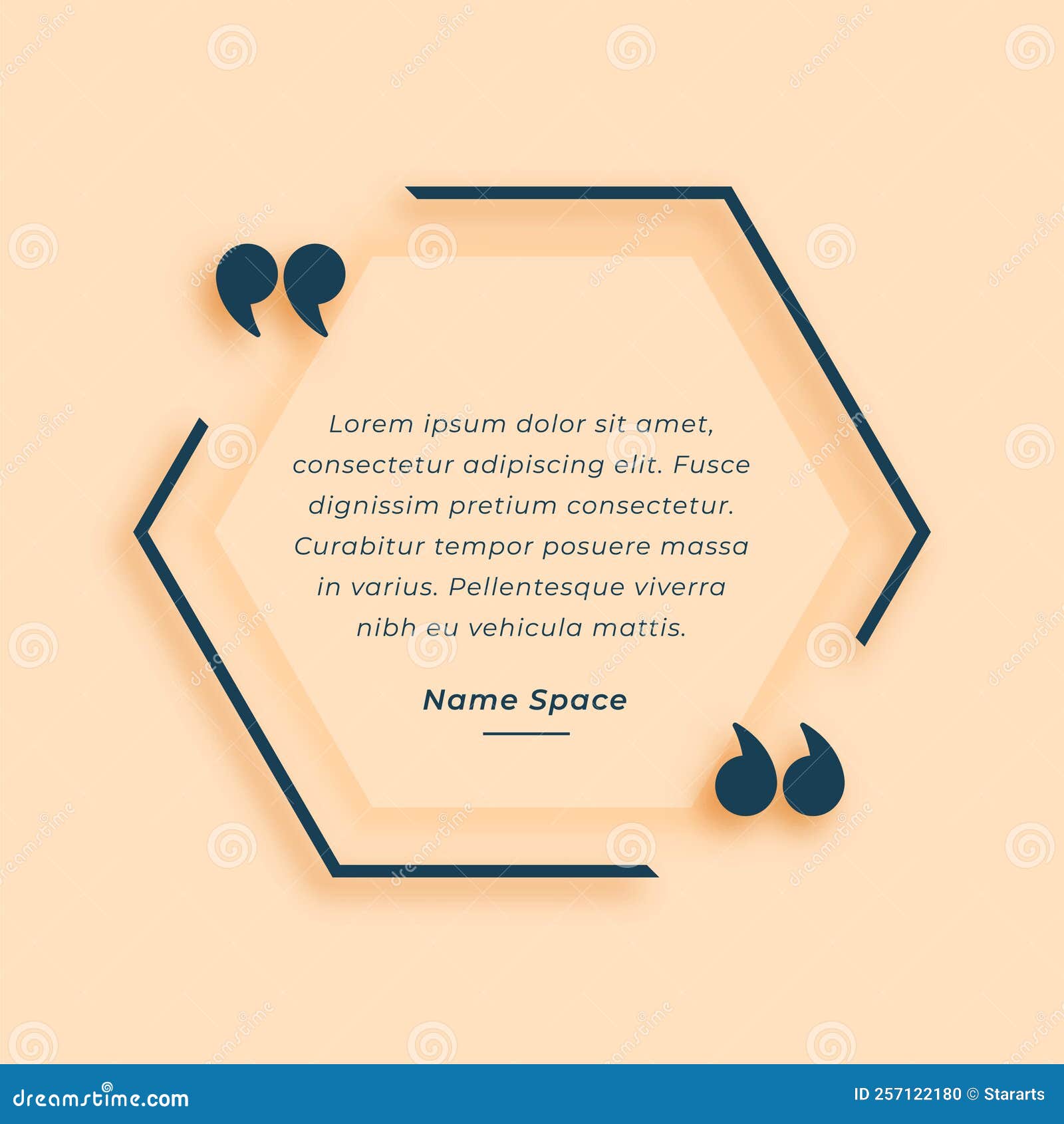 Abstract Quote Frame Templates for Remark or Content Text Stock Vector ...