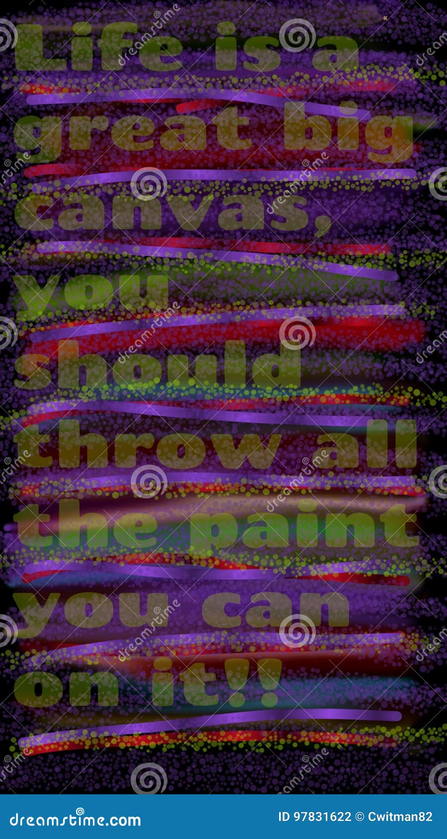Abstract Quote Illustration Stock Illustration - Illustration of ...