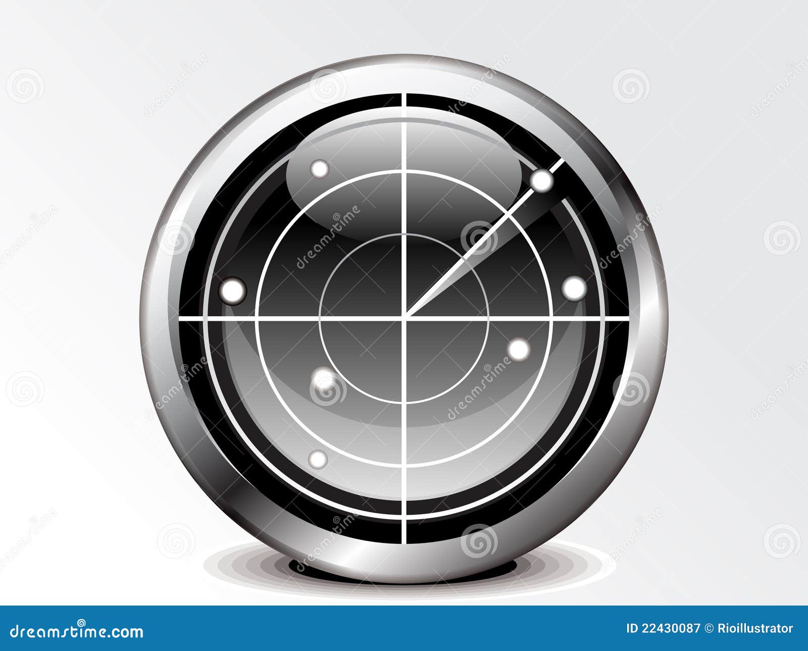 Abstract radar icon stock vector. Illustration of object - 22430087