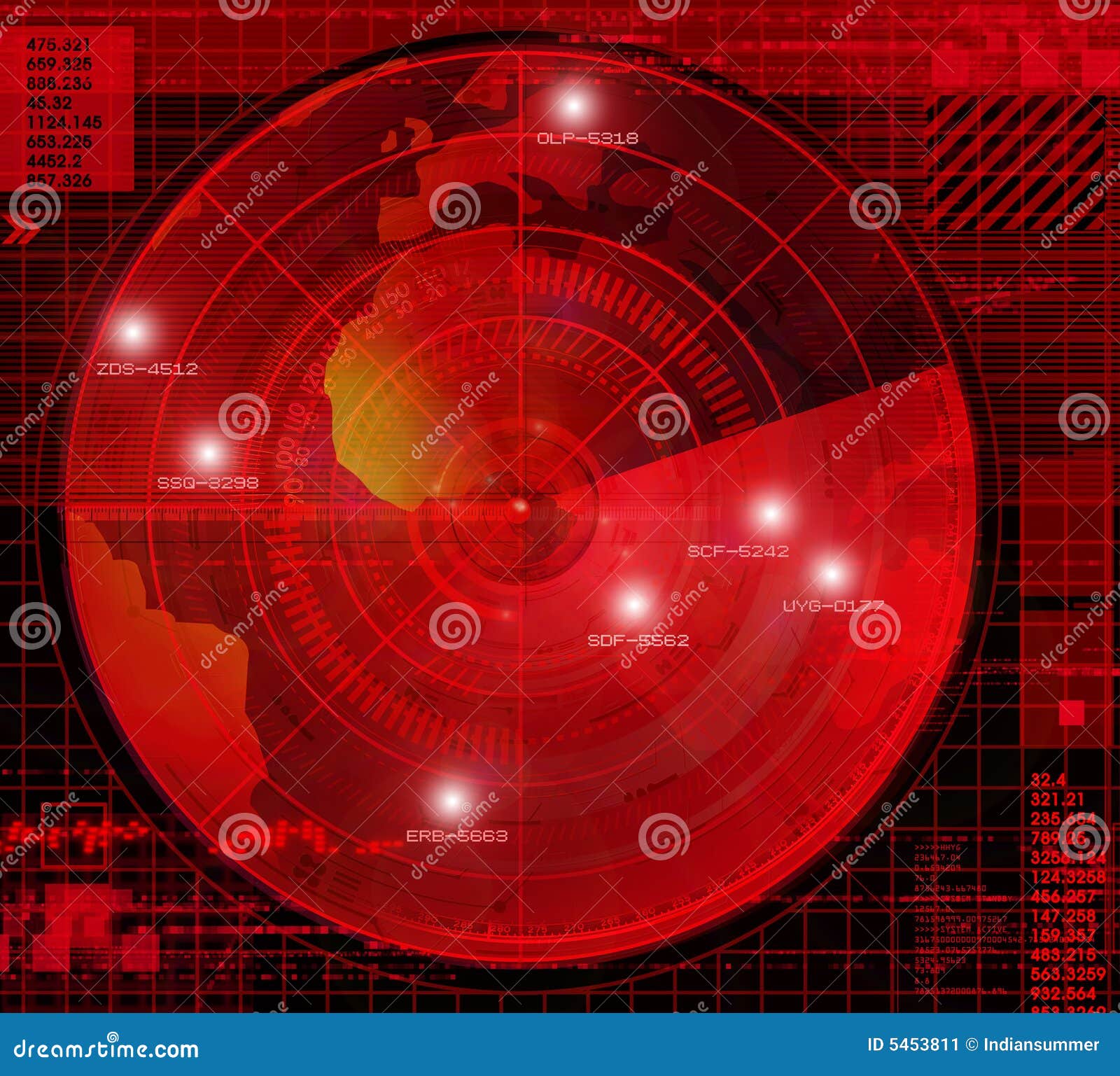 Abstract Radar Chart Infographics Vector Illustration | CartoonDealer ...