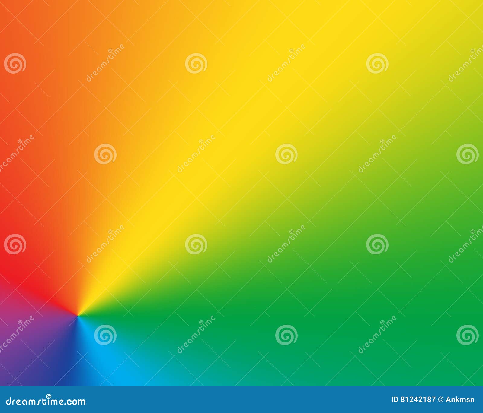 Abstract Radial Gradient Rainbow Background Stock Vector - Illustration ...