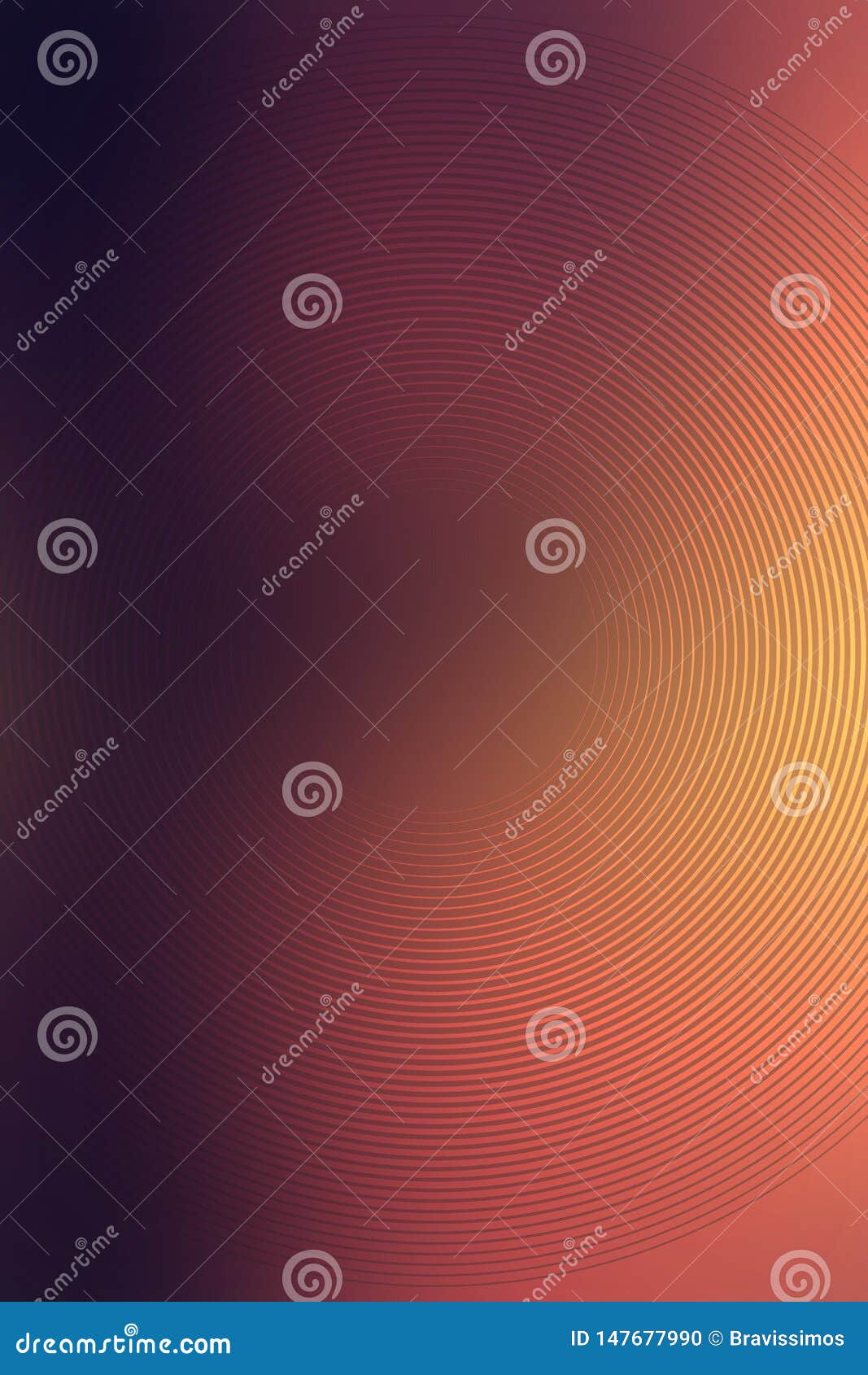 Abstract Radial Gradient Texture Vintage. Backdrop Colorful Stock ...
