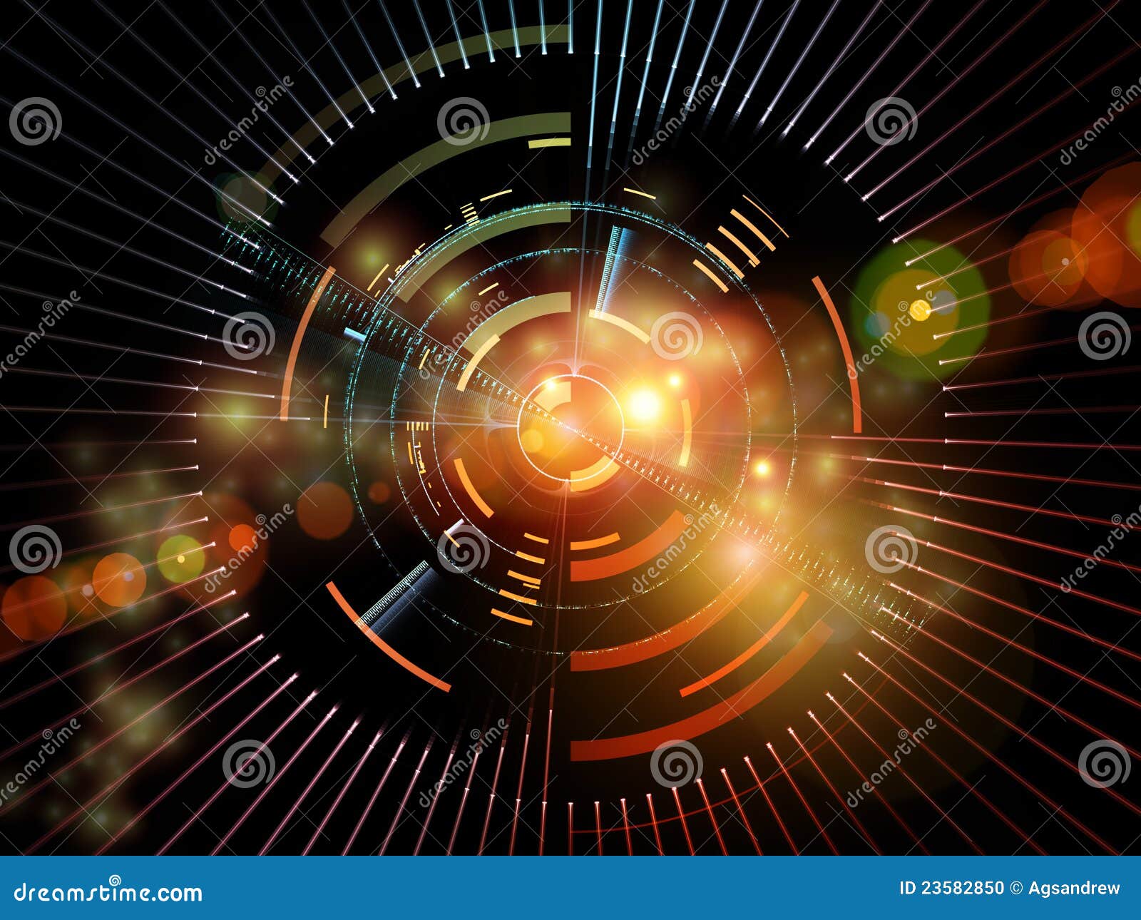 Abstract radial grid stock photo. Image of geometry, entertainment ...