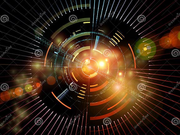 Abstract radial grid stock photo. Image of geometry, entertainment ...