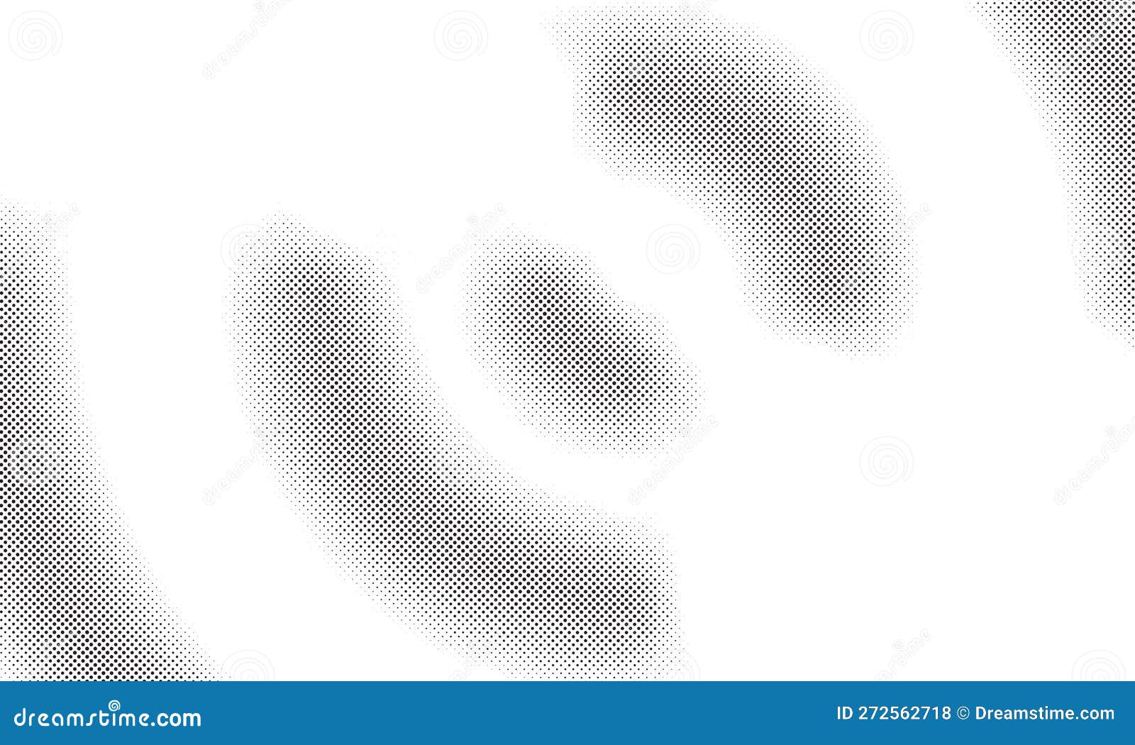 Abstract Radial Halftone Background, Monochrome Dots Texture Radial ...