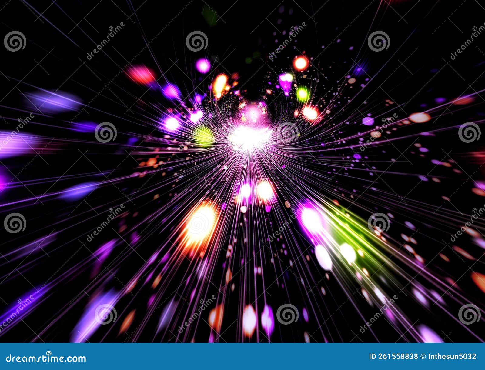 Abstract Background of Radial Rays Shining in the Dark Stock ...