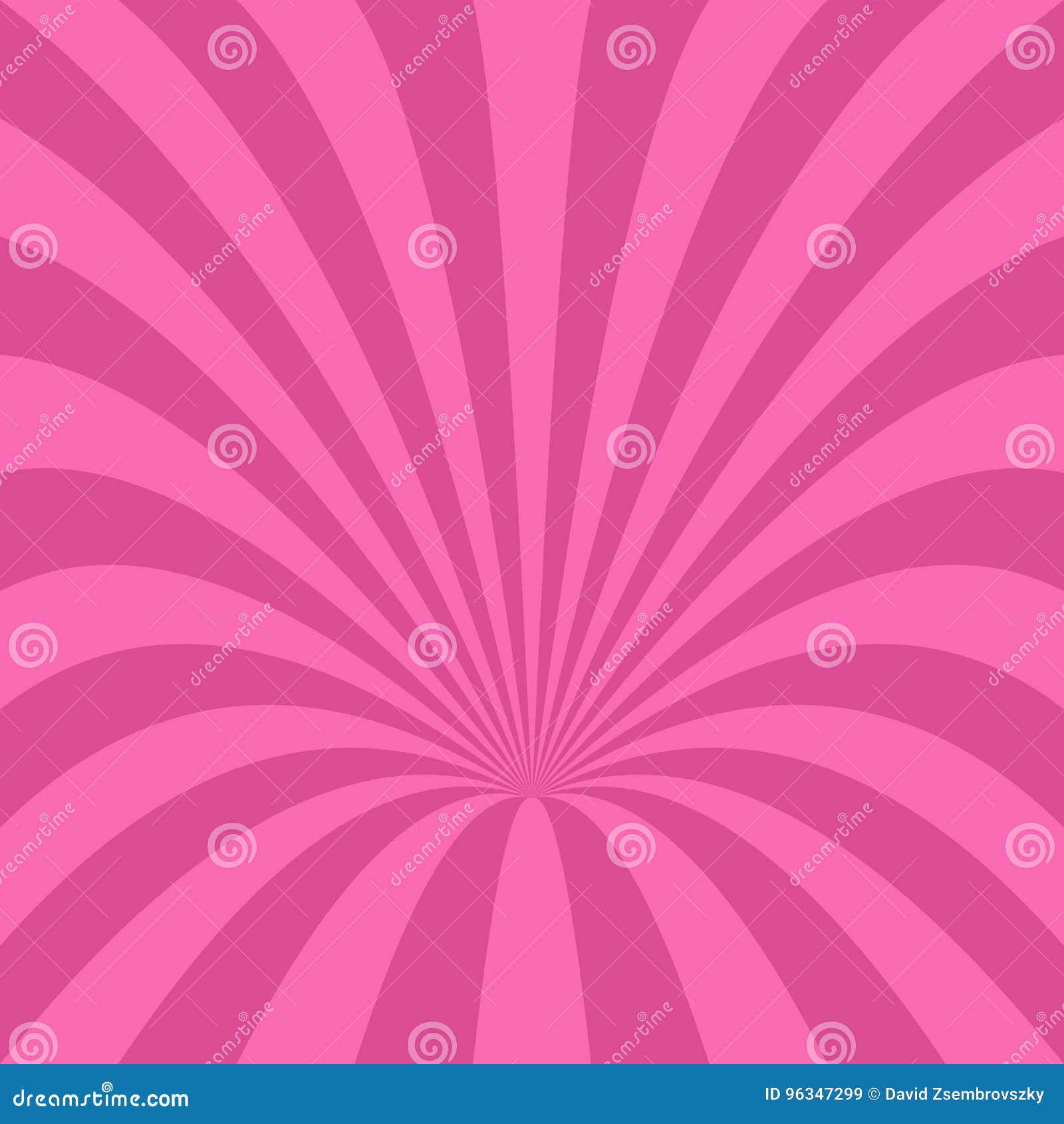 Abstract Radial Ray Background - Vector Illustration from Curved ...