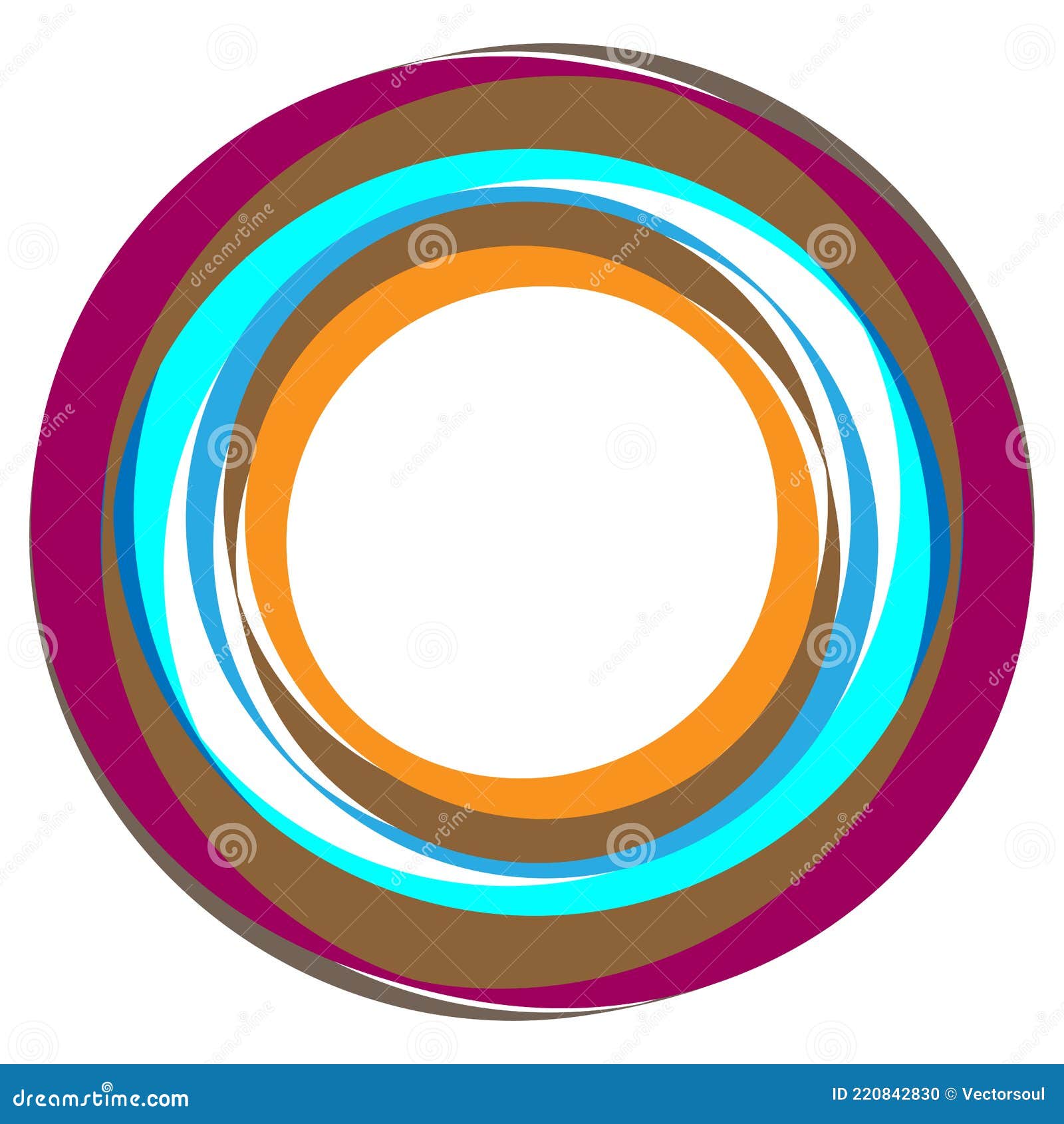 Abstract Radial Shape, Design Element Vector Stock Vector ...