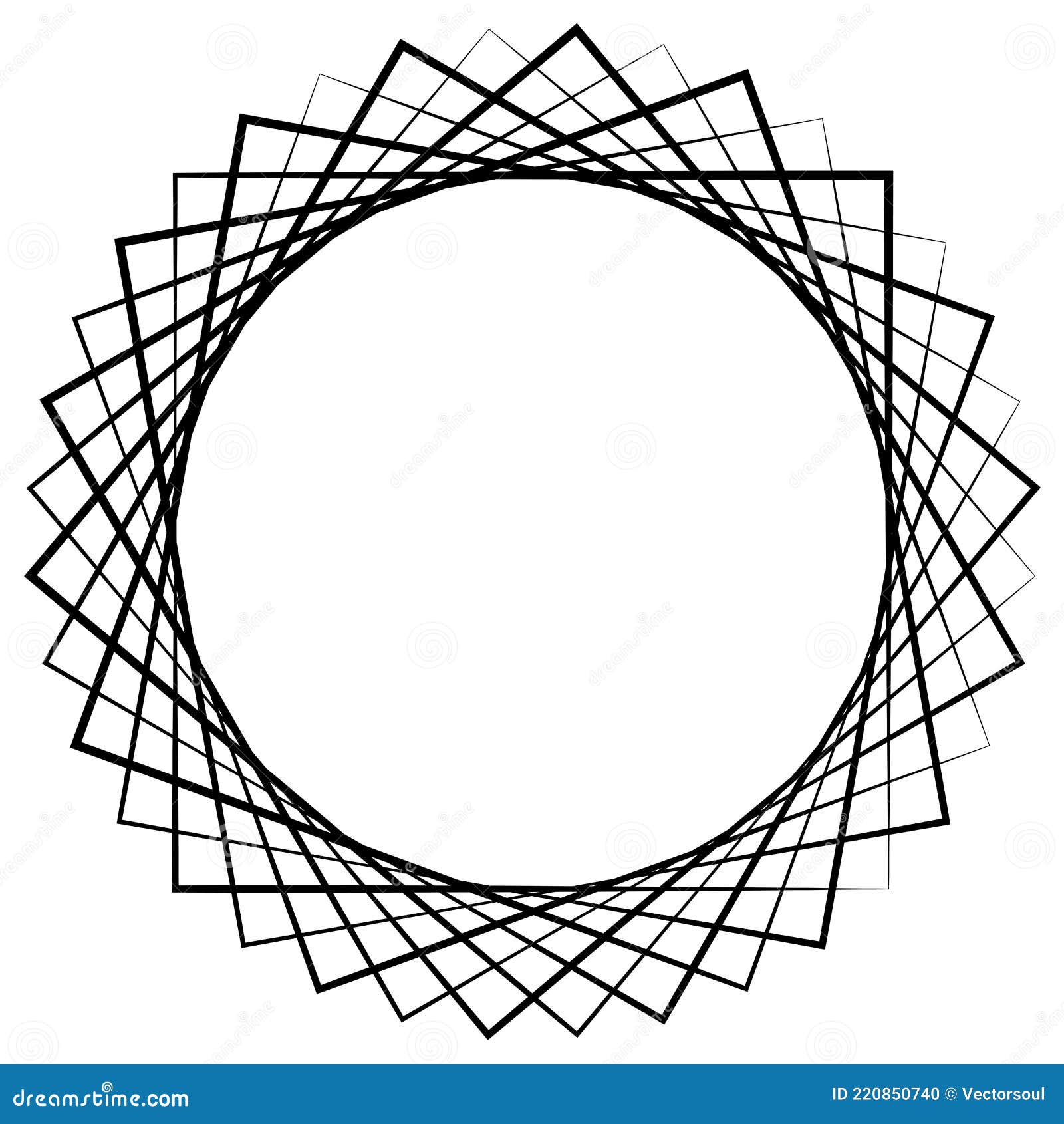 Abstract Radial Shape, Design Element Vector Stock Vector ...