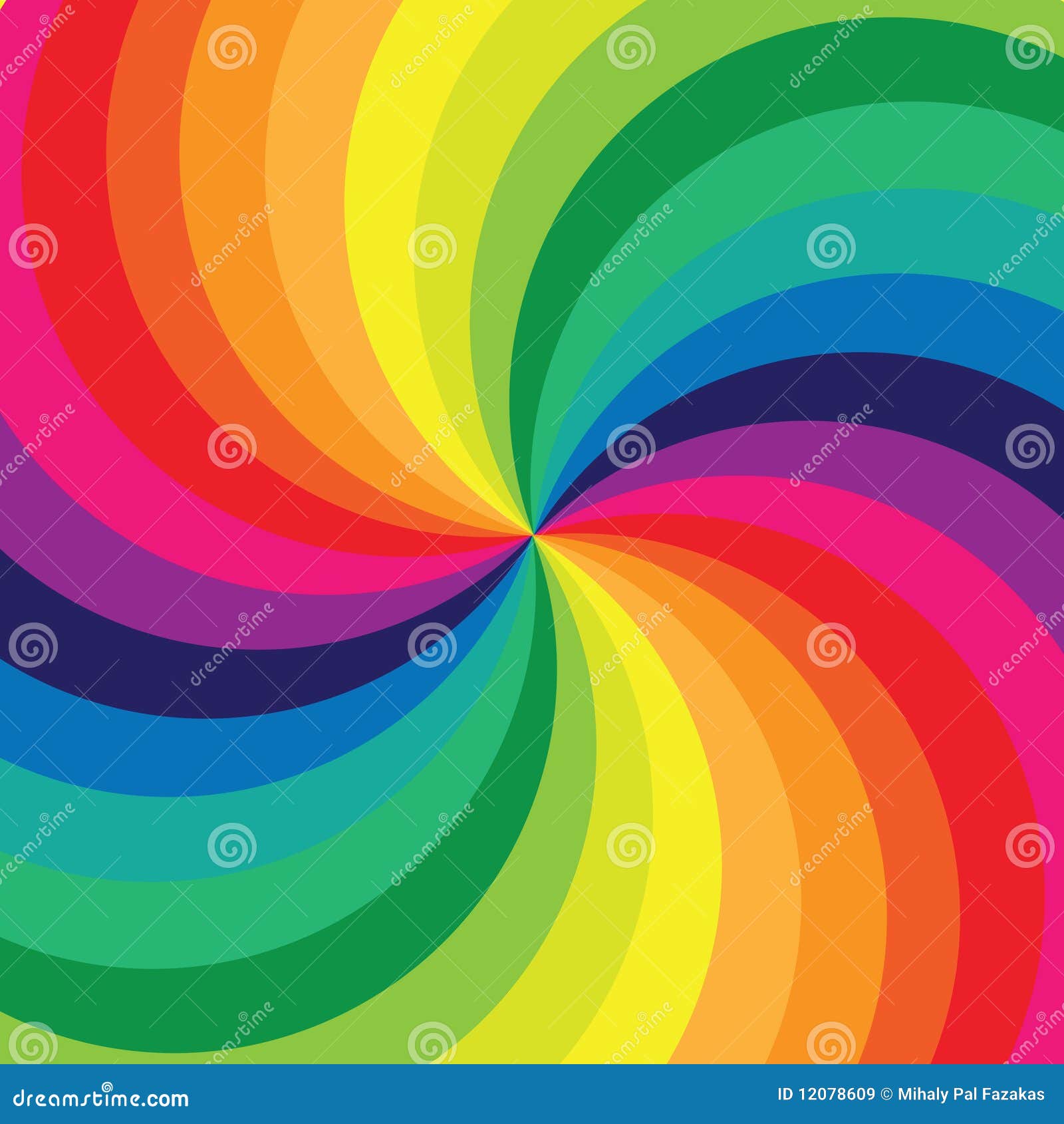 Abstract rainbow stock vector. Illustration of blank - 12078609