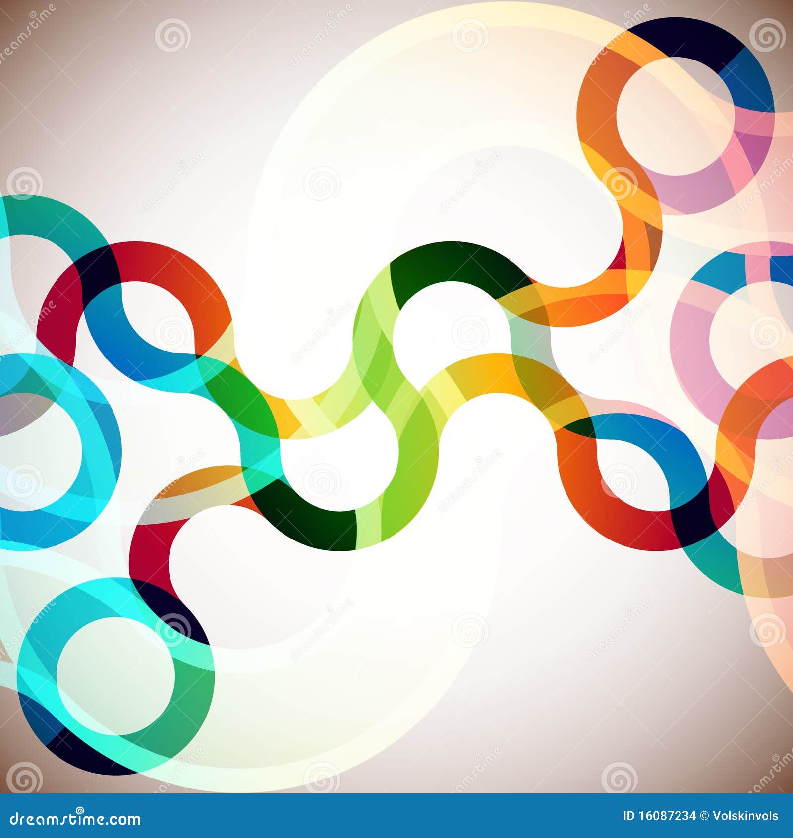 Abstract rainbow stock illustration. Illustration of isolated - 16087234