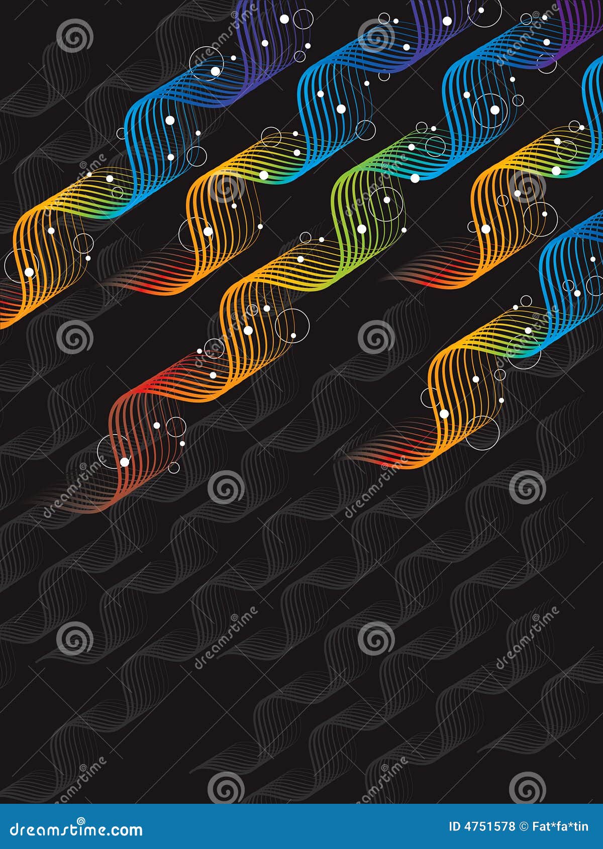 Abstract Rainbow Abstract Twist Bubbles Stock Vector - Illustration of ...