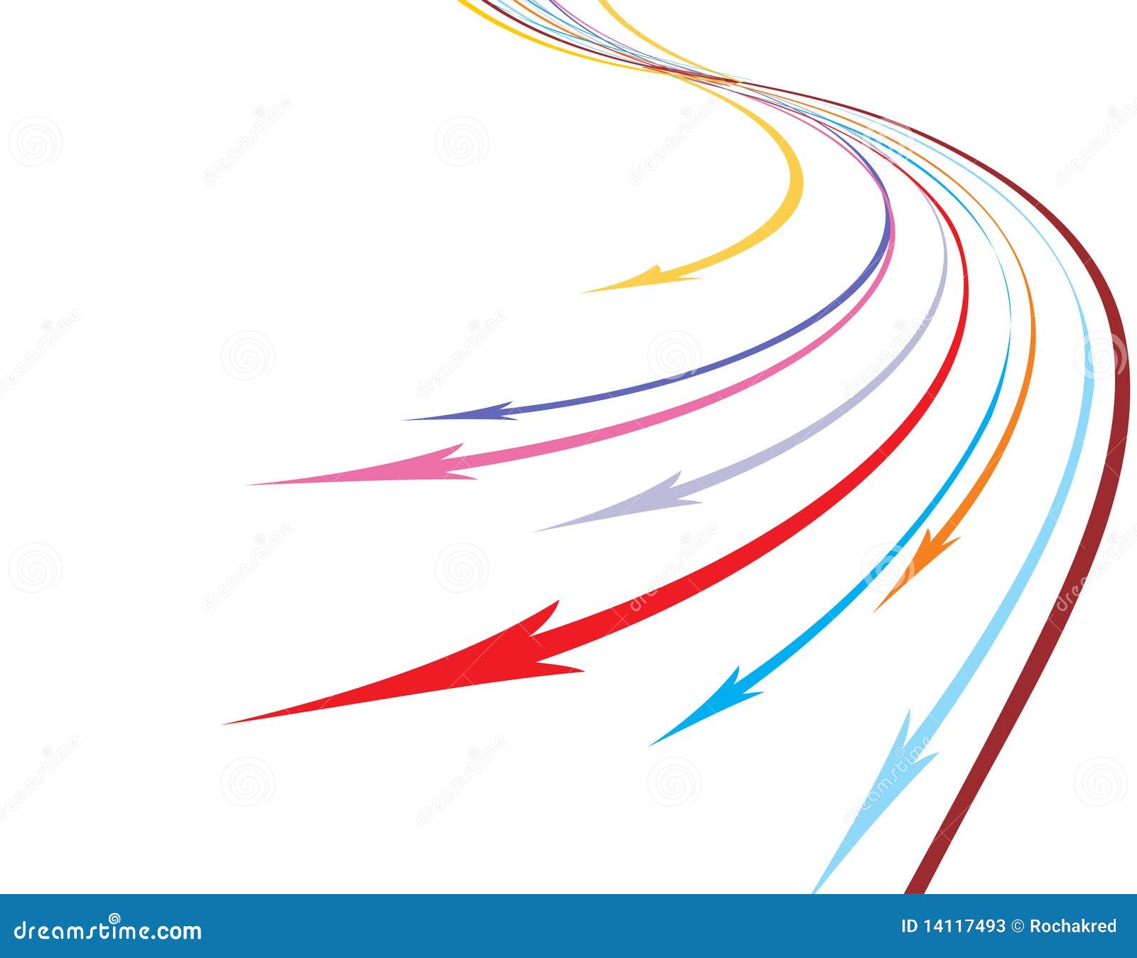 Rainbow Arrow Stock Photography | CartoonDealer.com #51918770