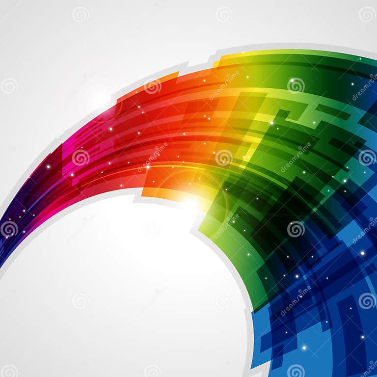 Abstract Rainbow Background Stock Vector - Illustration of design ...
