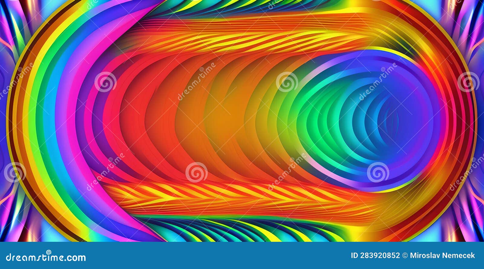 Abstract Rainbow Background, Generative AI Illustration Stock ...