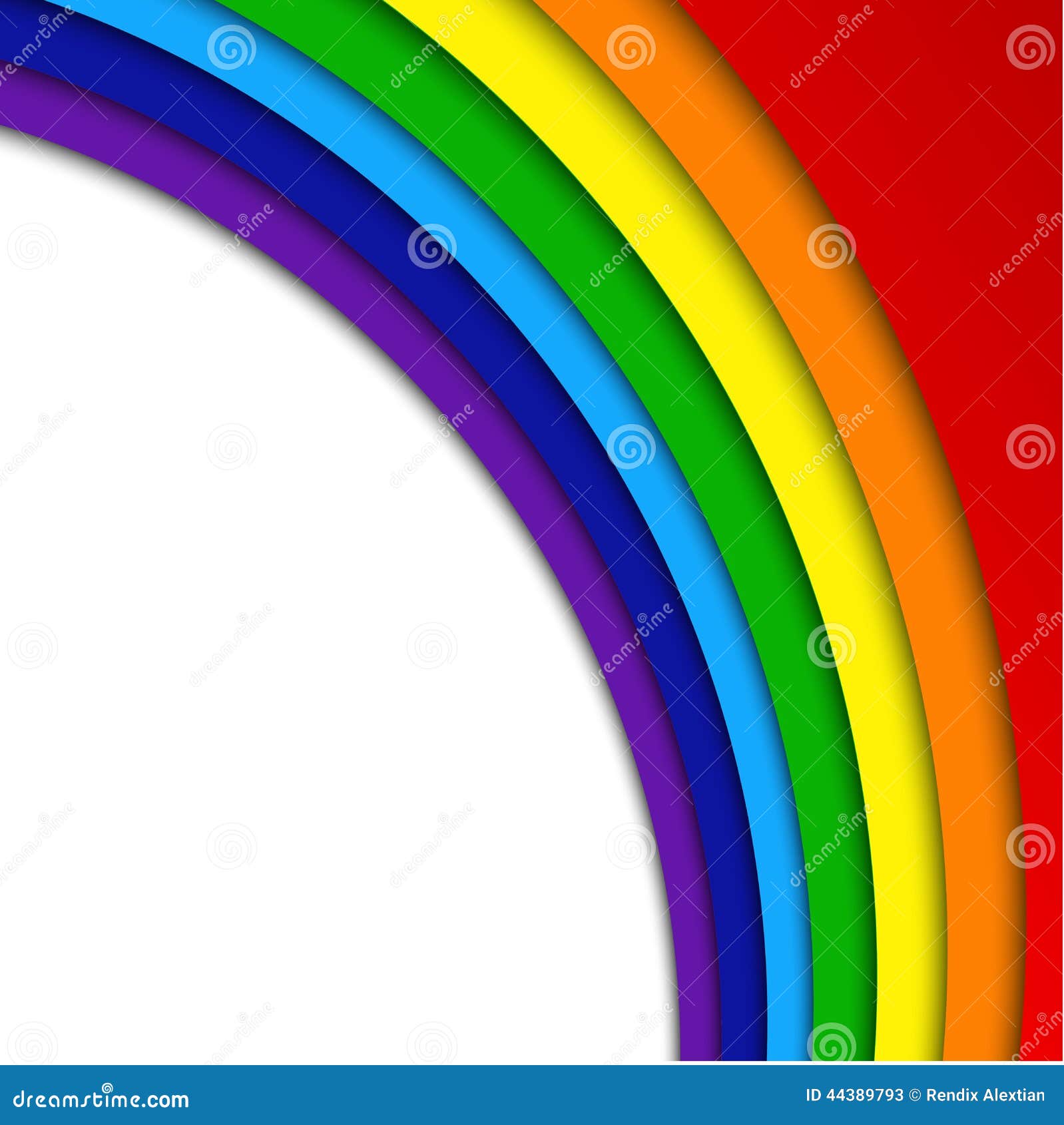 Abstract Rainbow Background Stock Vector - Illustration of petals ...