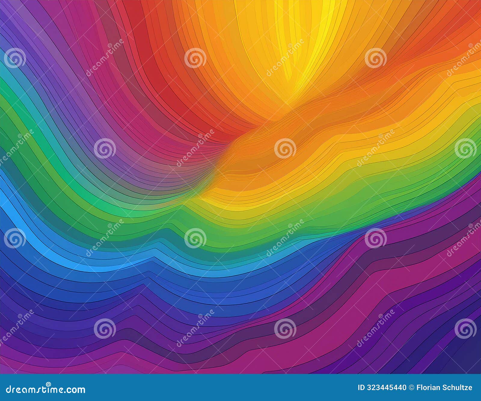Abstract Rainbow Background, Pride Stock Illustration - Illustration of ...