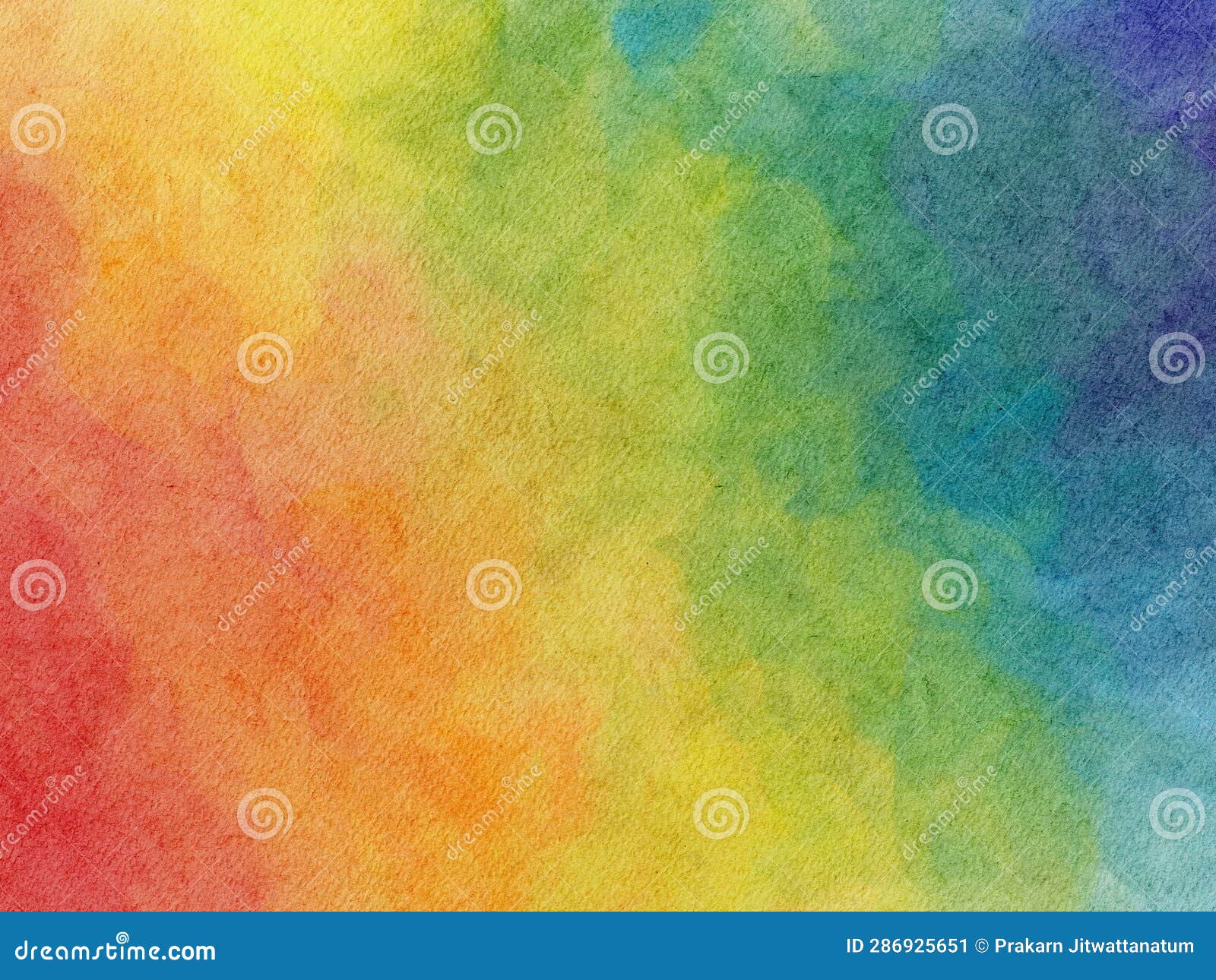 Abstract Rainbow Background Texture Watercolor Stock Illustration ...