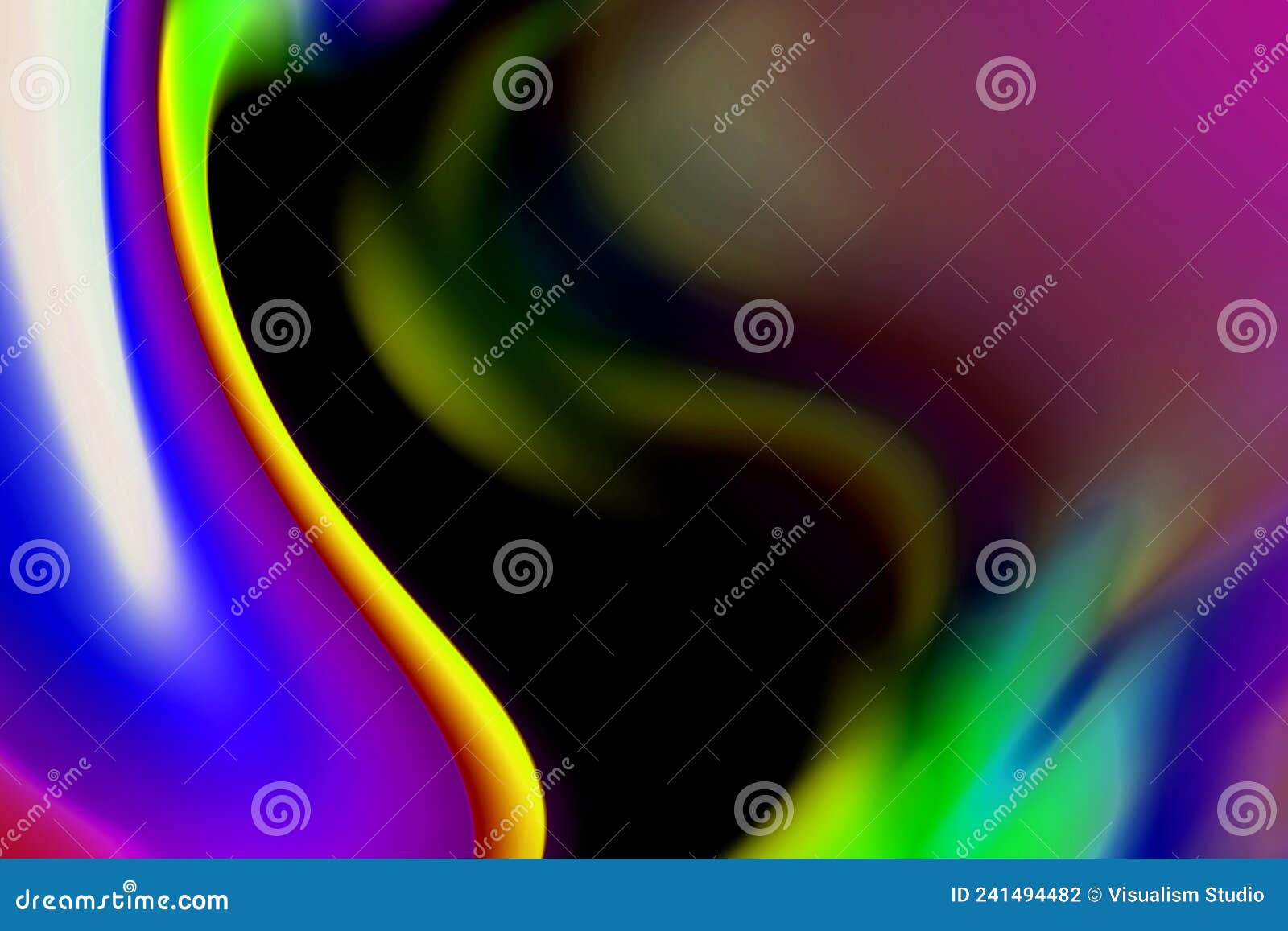 Chromatic Wave Mountains Background Combines Stunning, Vibrant Colors ...