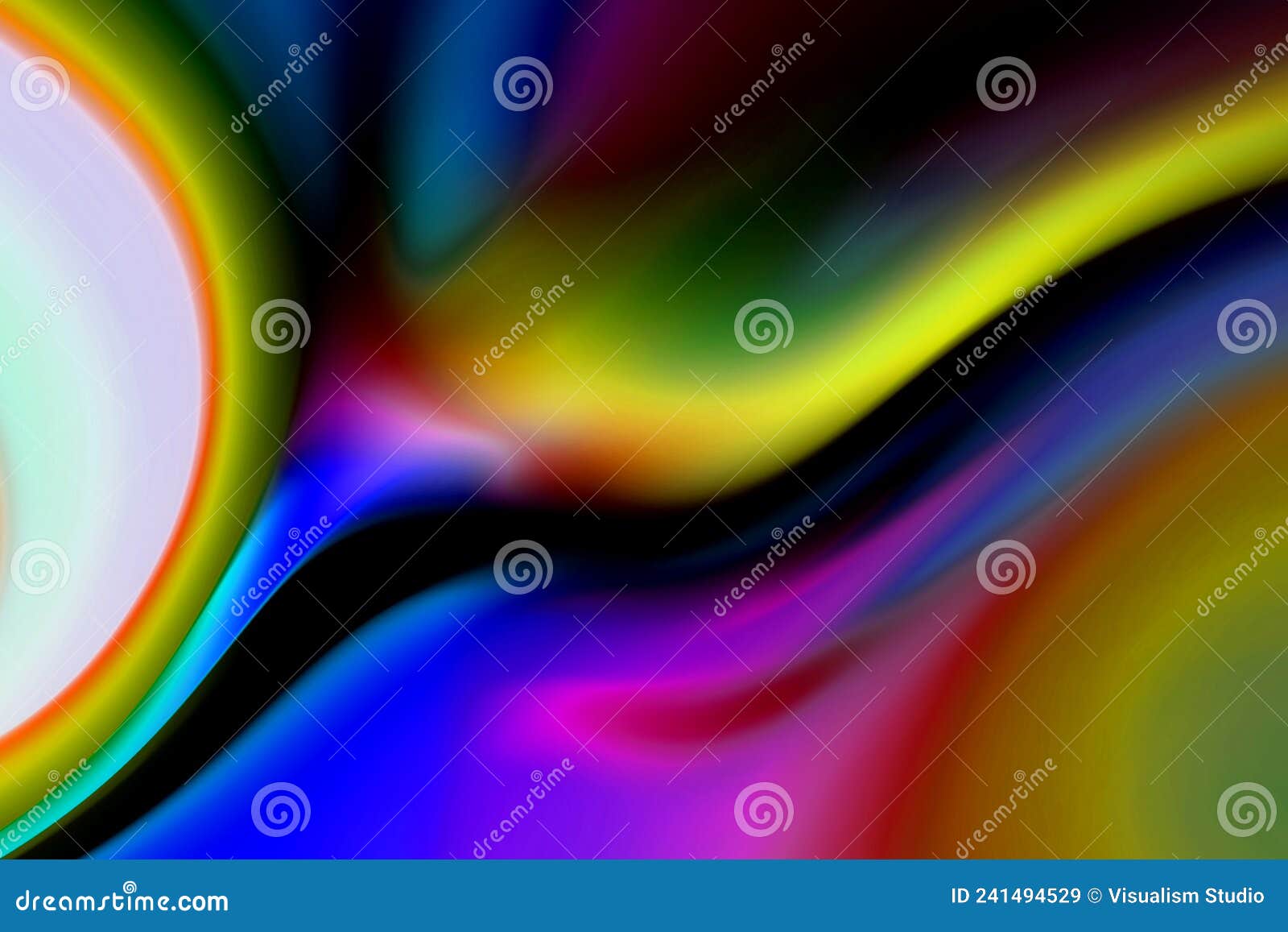 Chromatic Wave Mountains Background Combines Stunning, Vibrant Colors ...