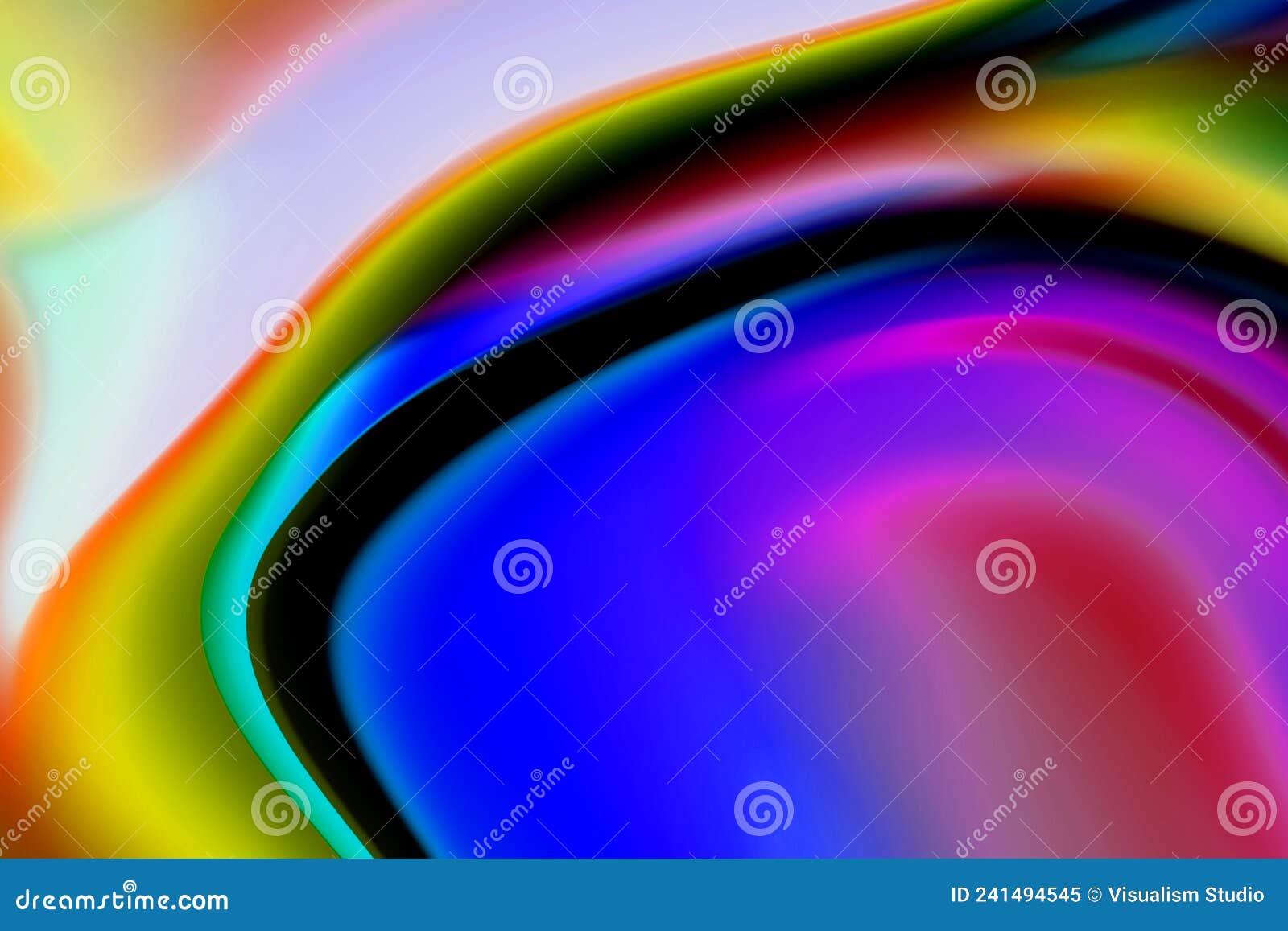 Chromatic Wave Mountains Background Combines Stunning, Vibrant Colors ...