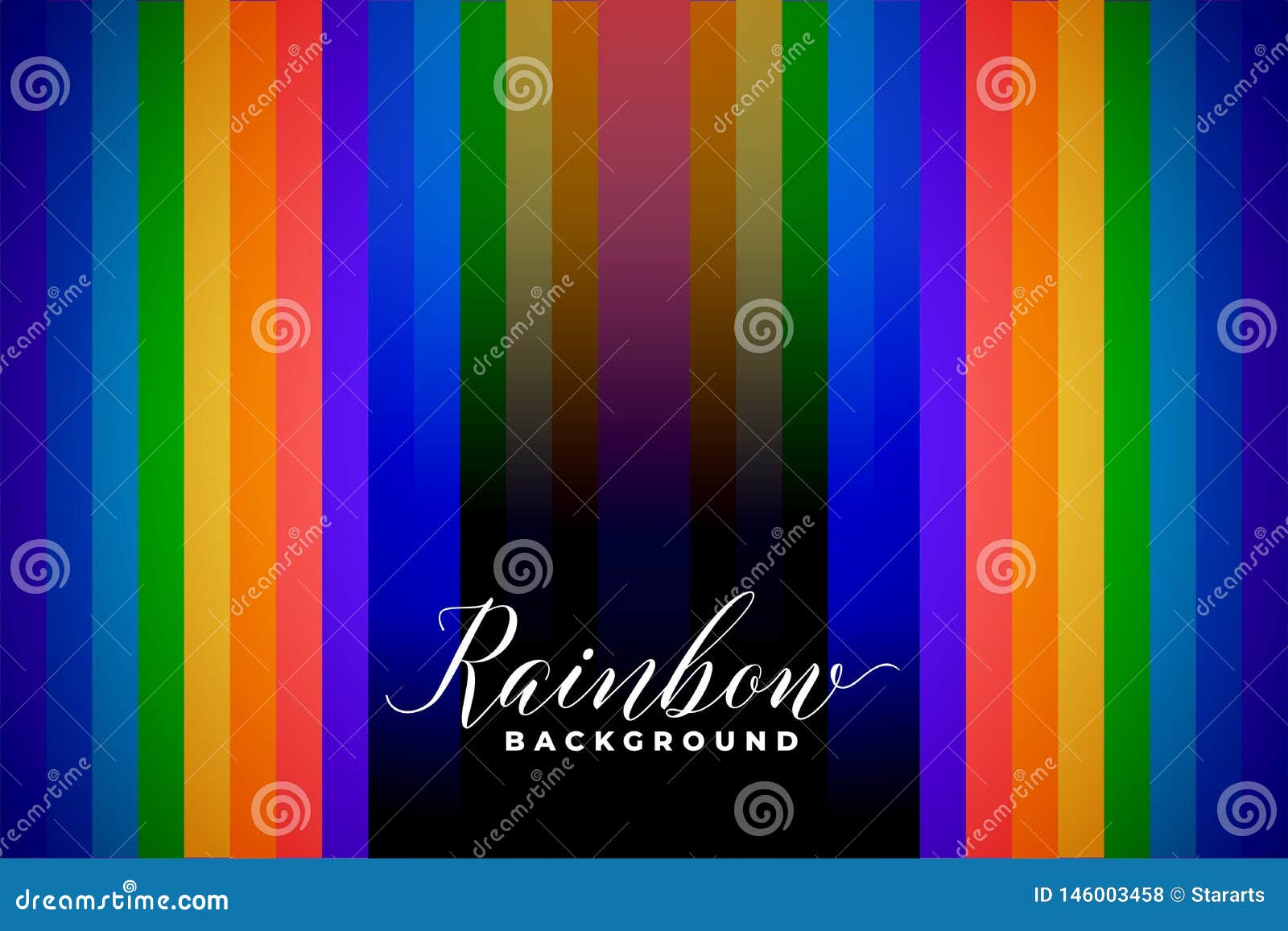 Abstract Rainbow Color Lines Background Stock Vector - Illustration of ...