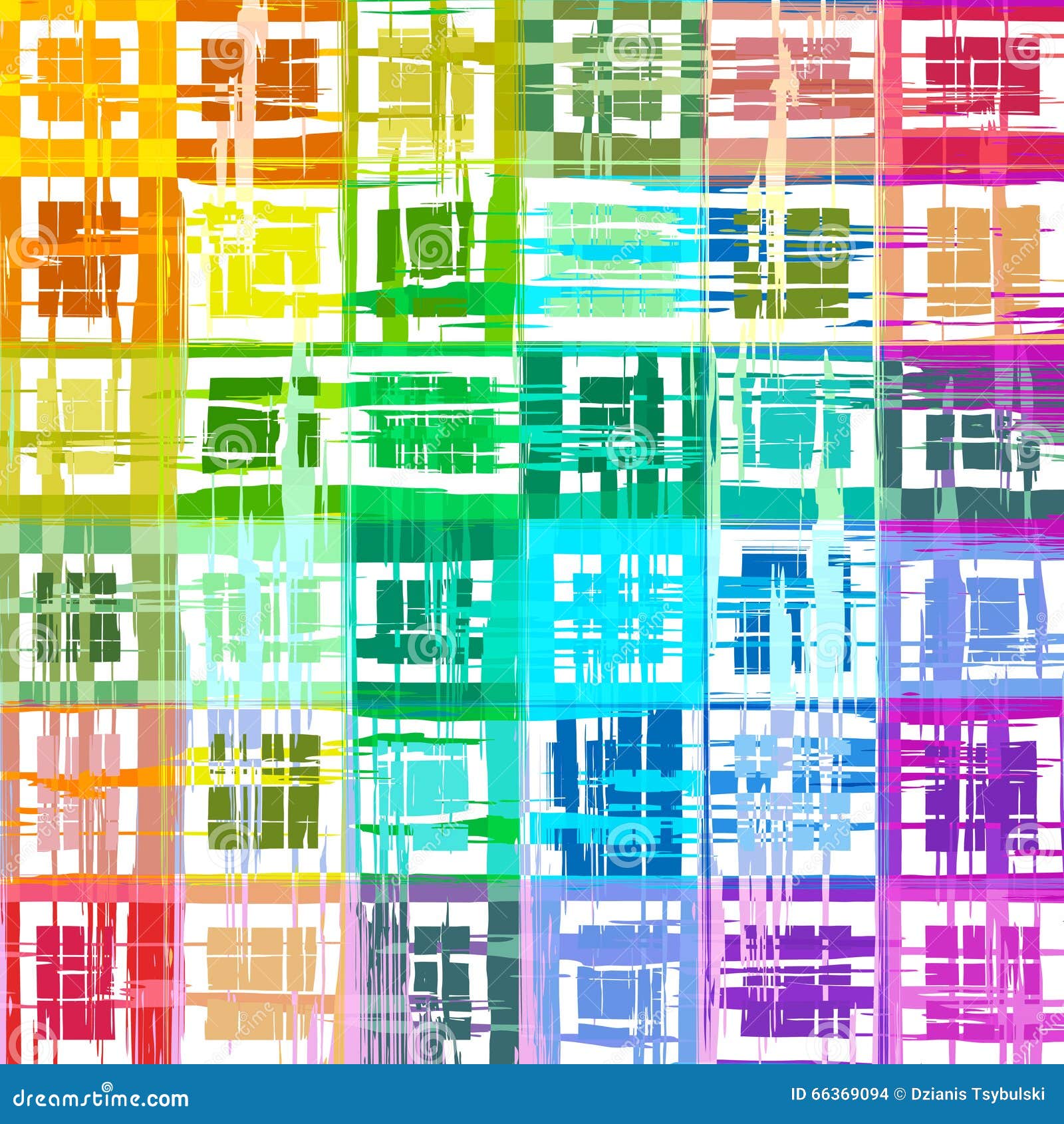 Abstract Rainbow Color Paint Grunge Plaid Art Pattern Background Stock ...
