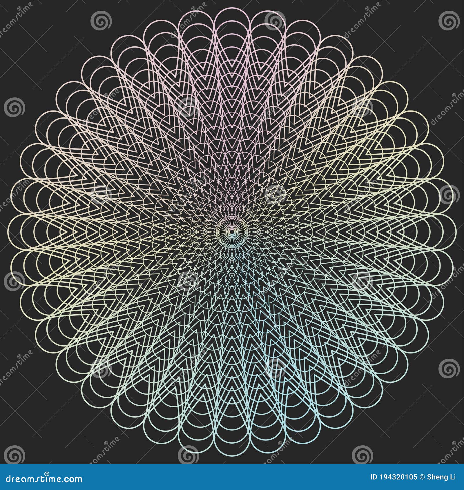 Abstract Rainbow Color Vortex Art Design Background Stock Vector ...